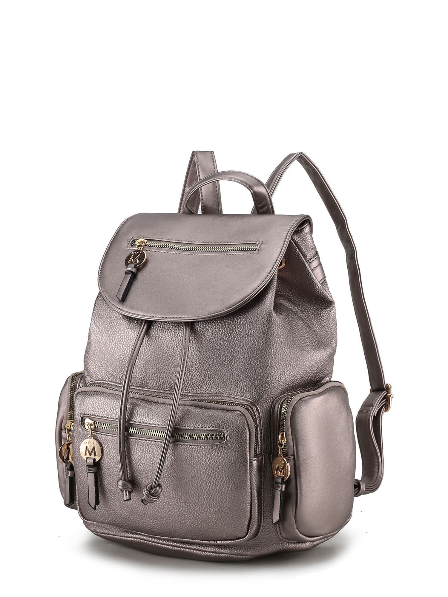 MKF Collection Ivanna Women's Oversize Backpack by Mia K - Pewter ...