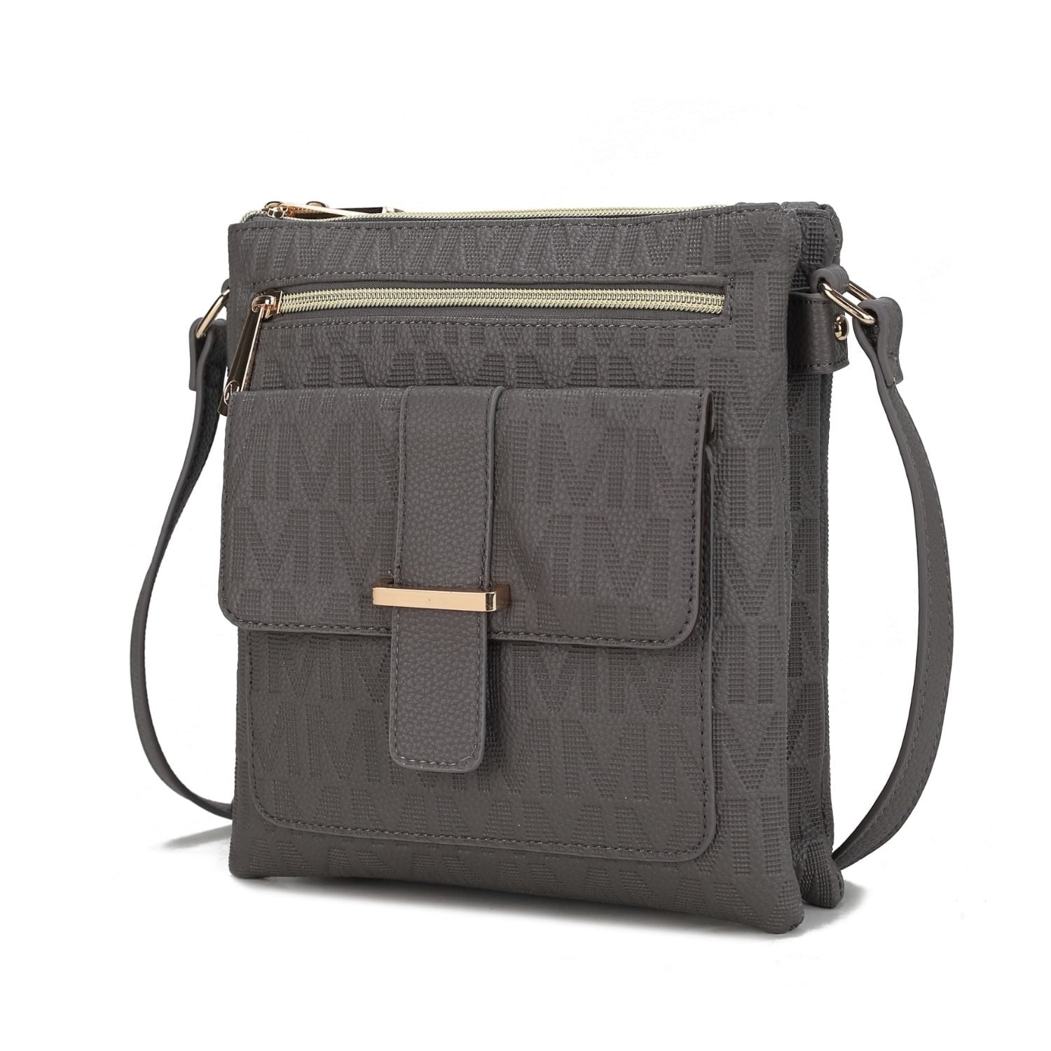 MKF Collection Janni Women's Crossbody Bag Signature Vegan Leather ...