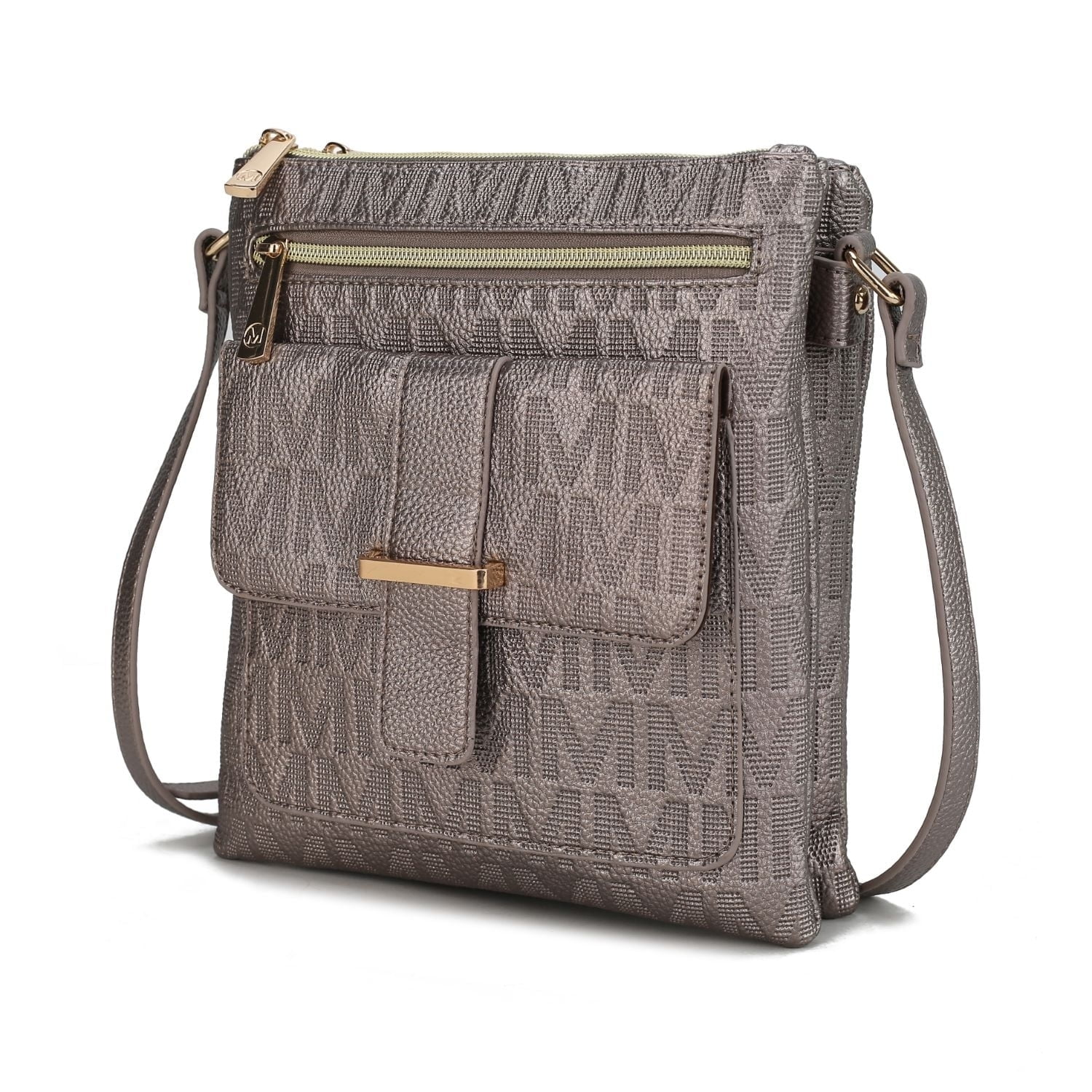 MKF Collection Janni Women's Crossbody Bag Signature Vegan Leather ...