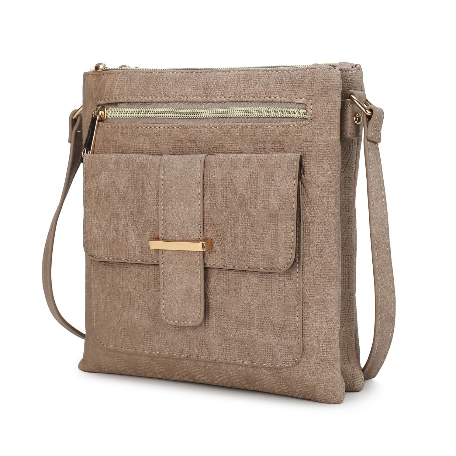 MKF Collection Janni Women's Crossbody Bag Signature Vegan Leather ...