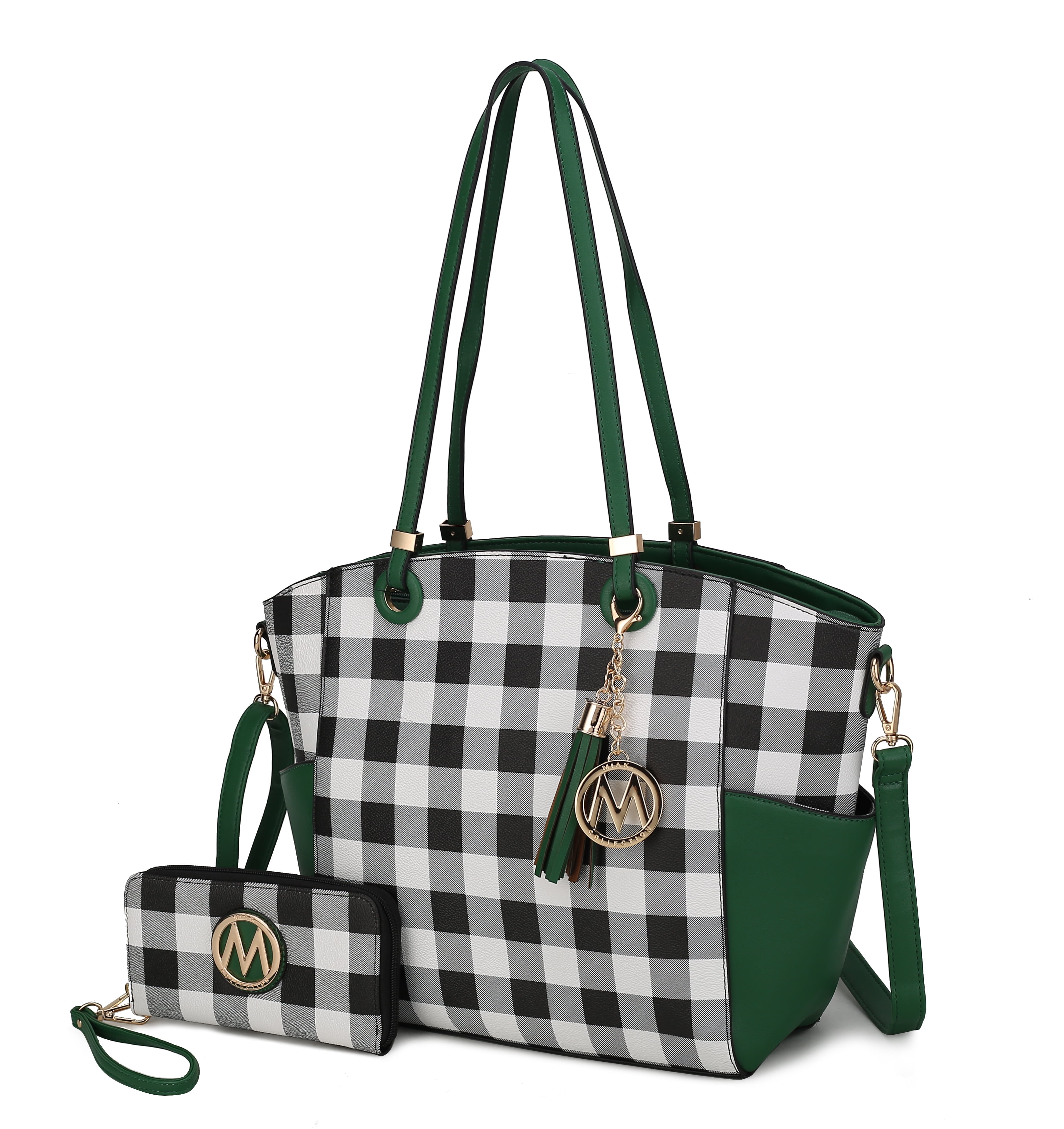 MKF Collection Karlee Vegan Leather Women's Tote Bag & Wristlet Wallet ...