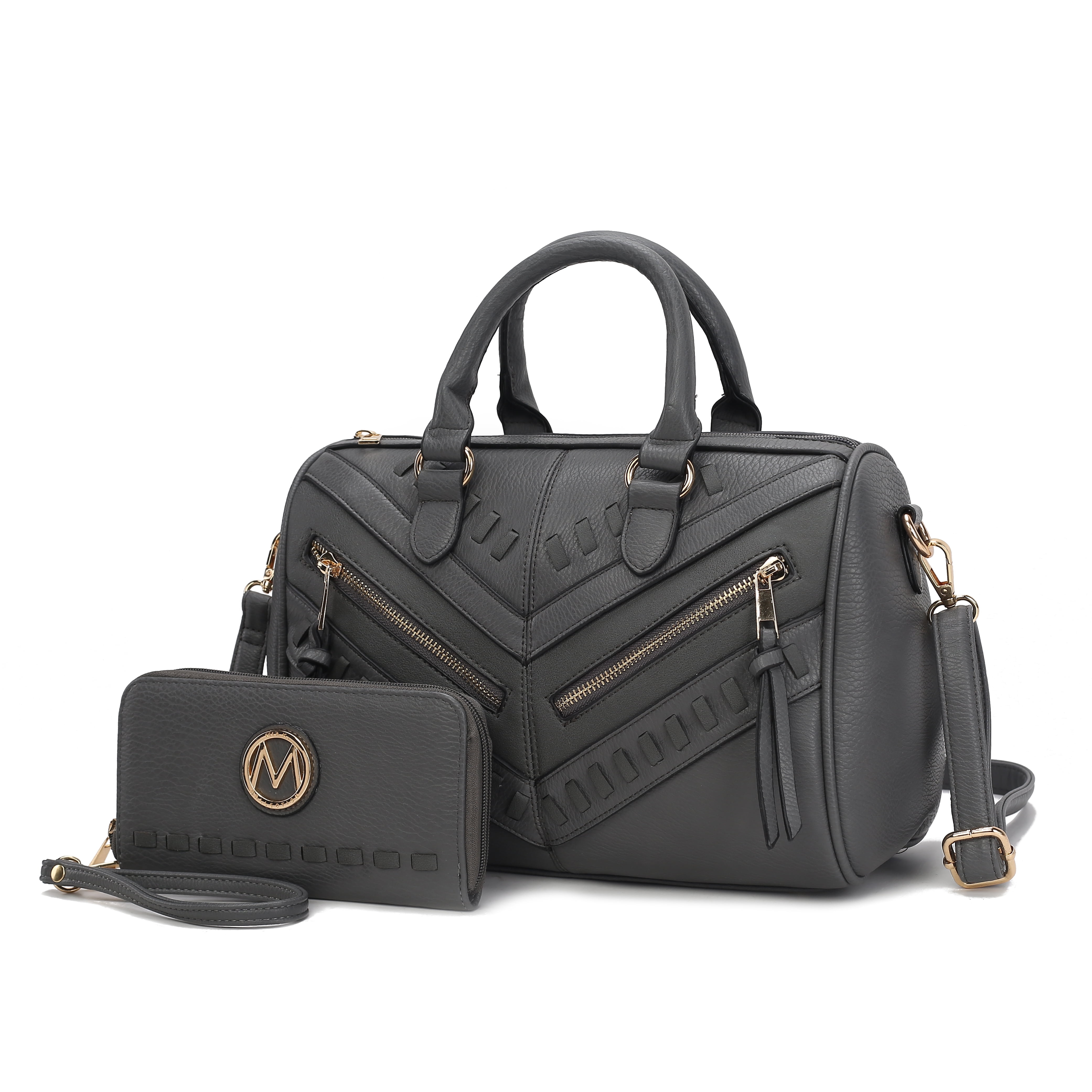 MKF Collection Lara Vegan Leather Women's Satchel Bag, Elegant Designer ...