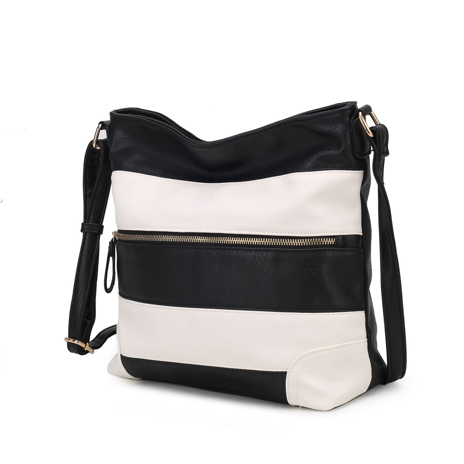 MKF Collection Leighton Striped Vegan Leather Women's Shoulder Handbag ...
