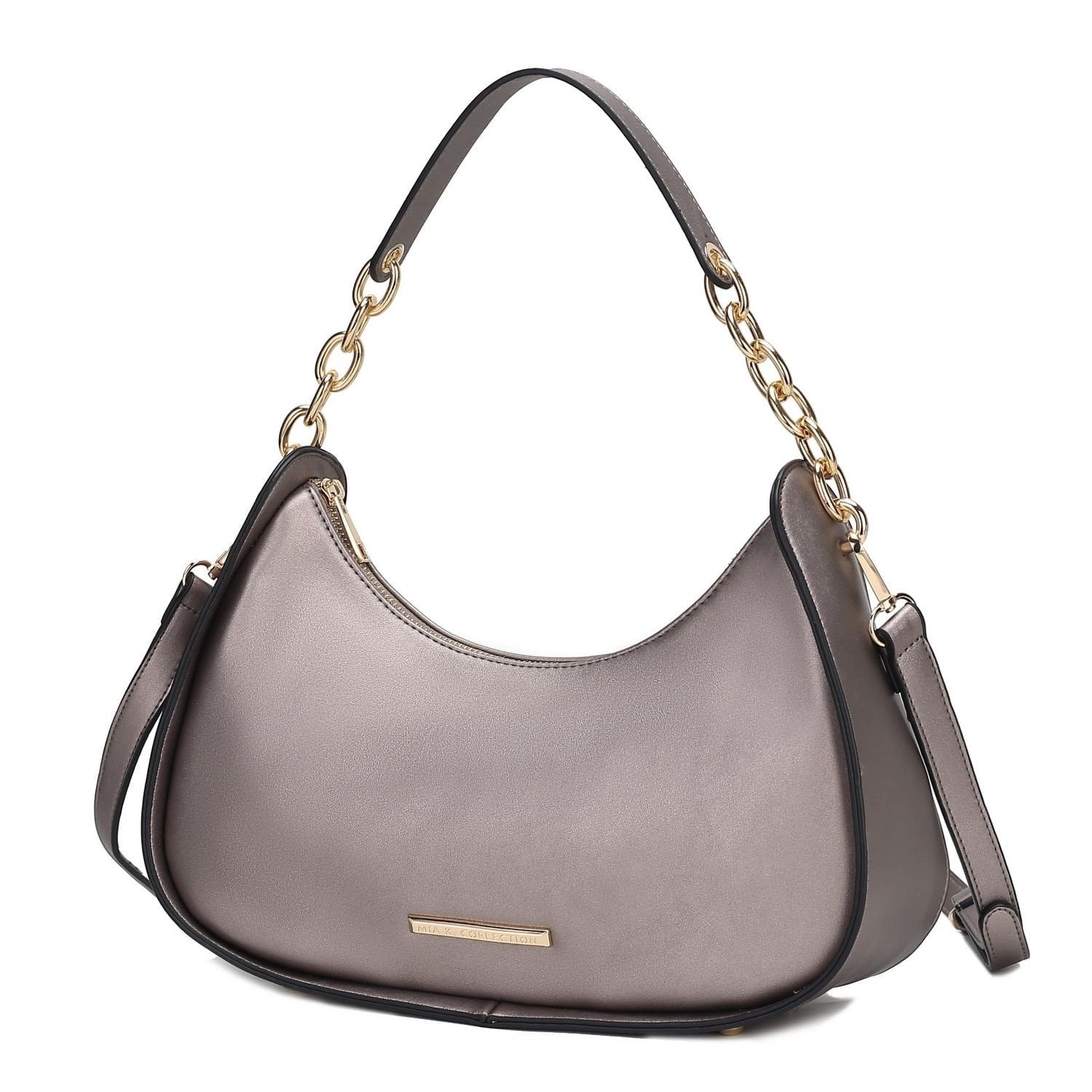 MKF Collection Lottie Vegan Leather Women's Hobo Bag, Shoulder Purse ...