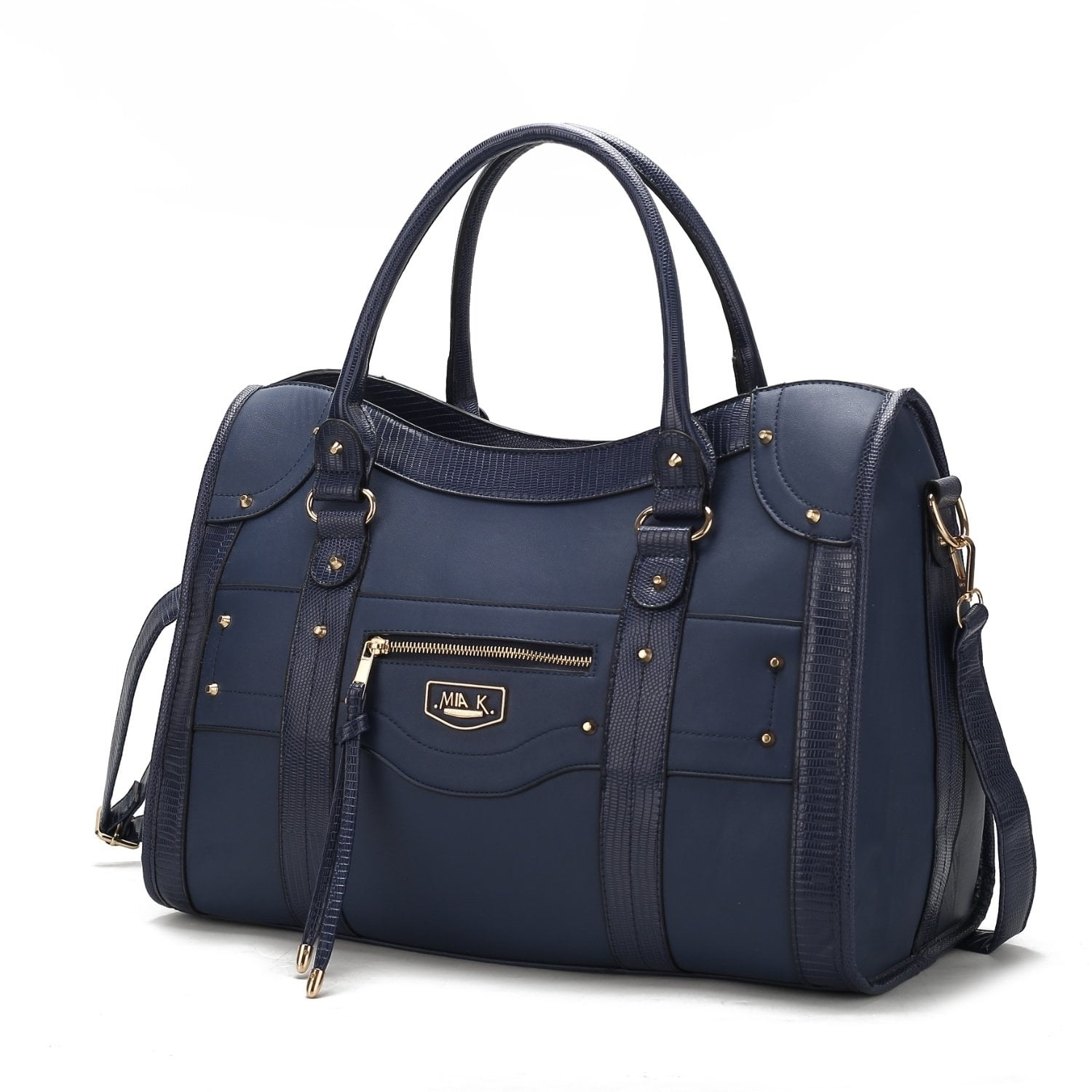 MKF Collection MKF-X704NV Patricia Duffle / Weekender Bag Vegan Leather ...