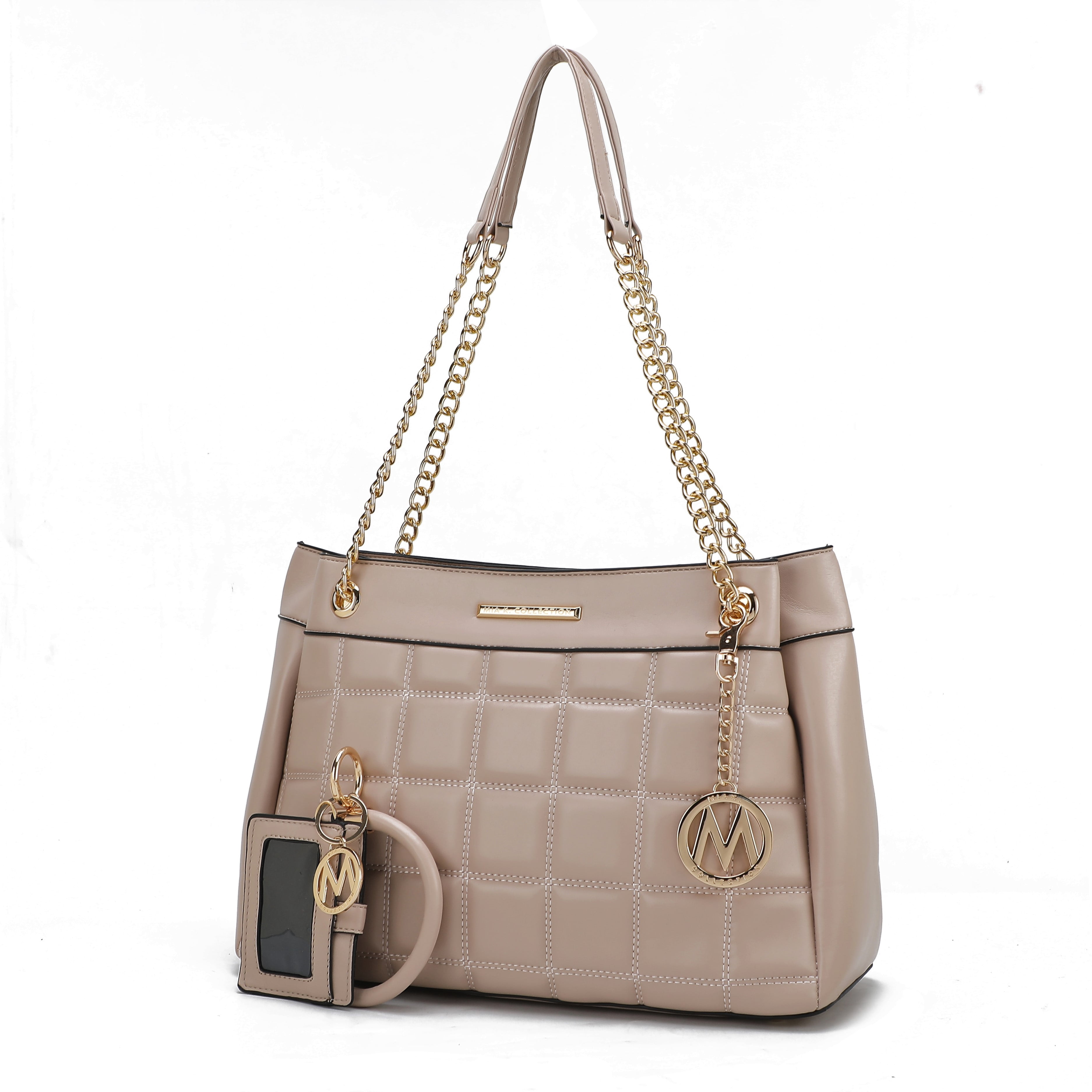 MKF Collection Mabel Women's Shoulder Bag with Keychain & Card Holder ...