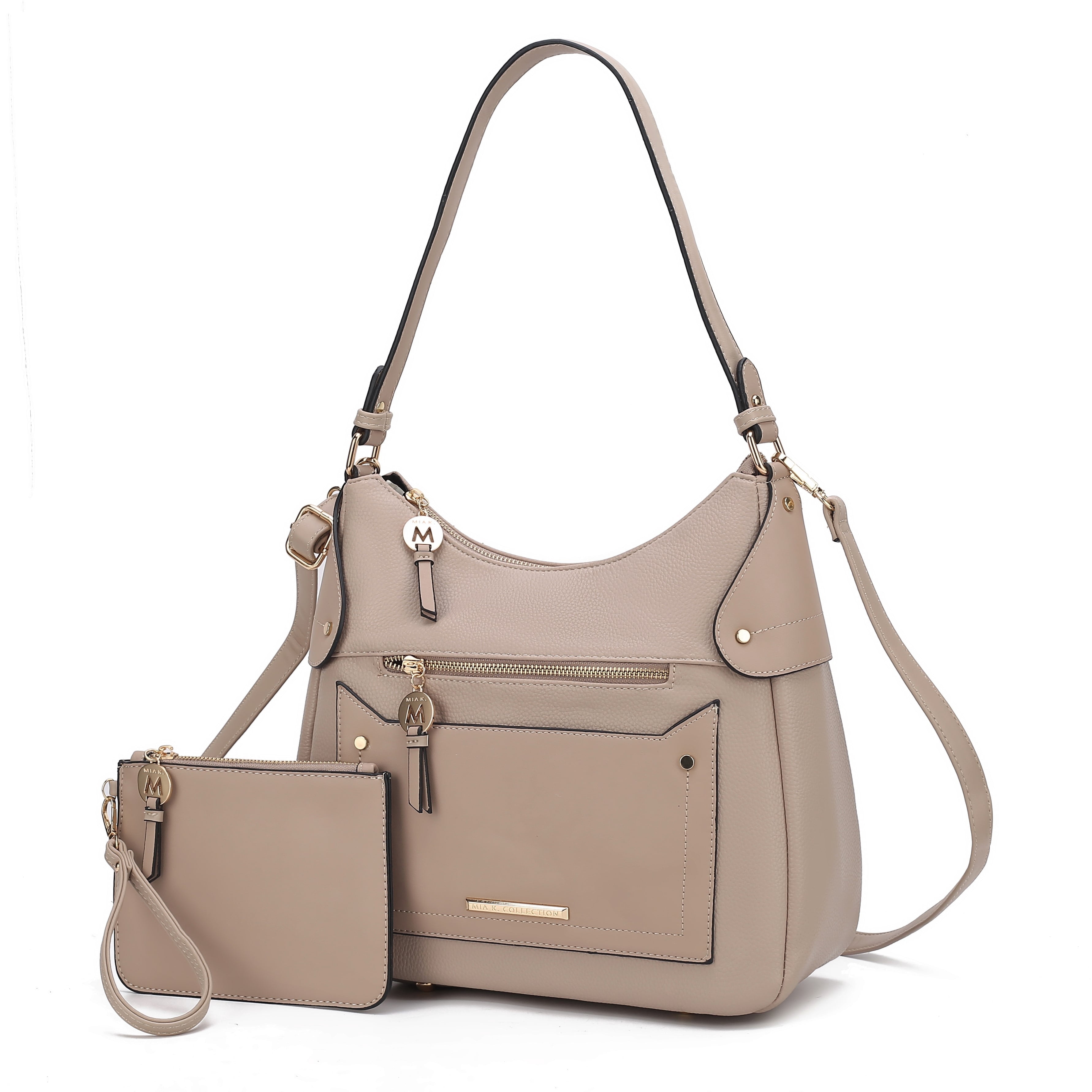 MKF Collection Maeve Vegan Leather Women's Shoulder Bag & Wristlet ...