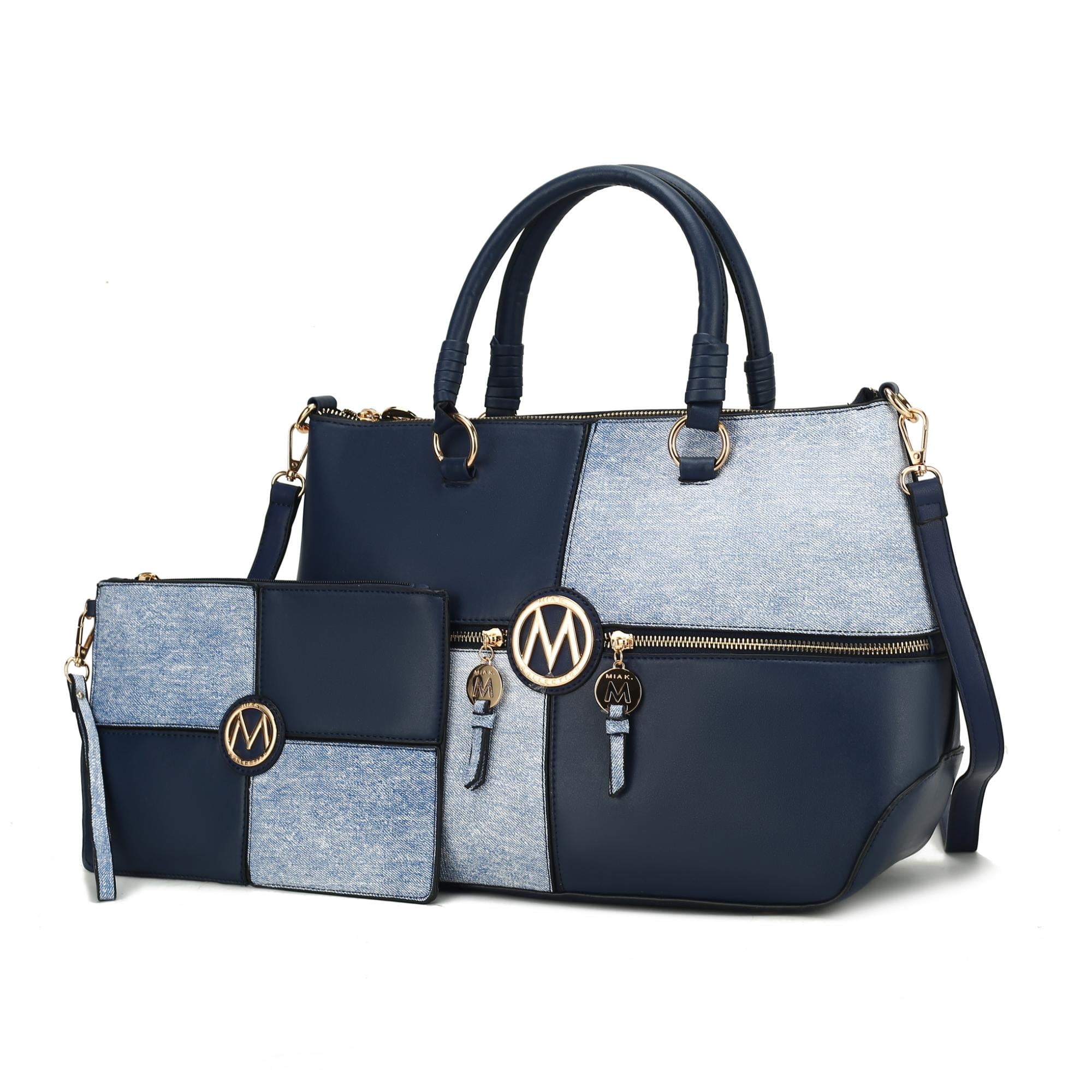 MKF Collection Maji Tote Bag with Wristlet Bag for Women, Vegan Leather ...