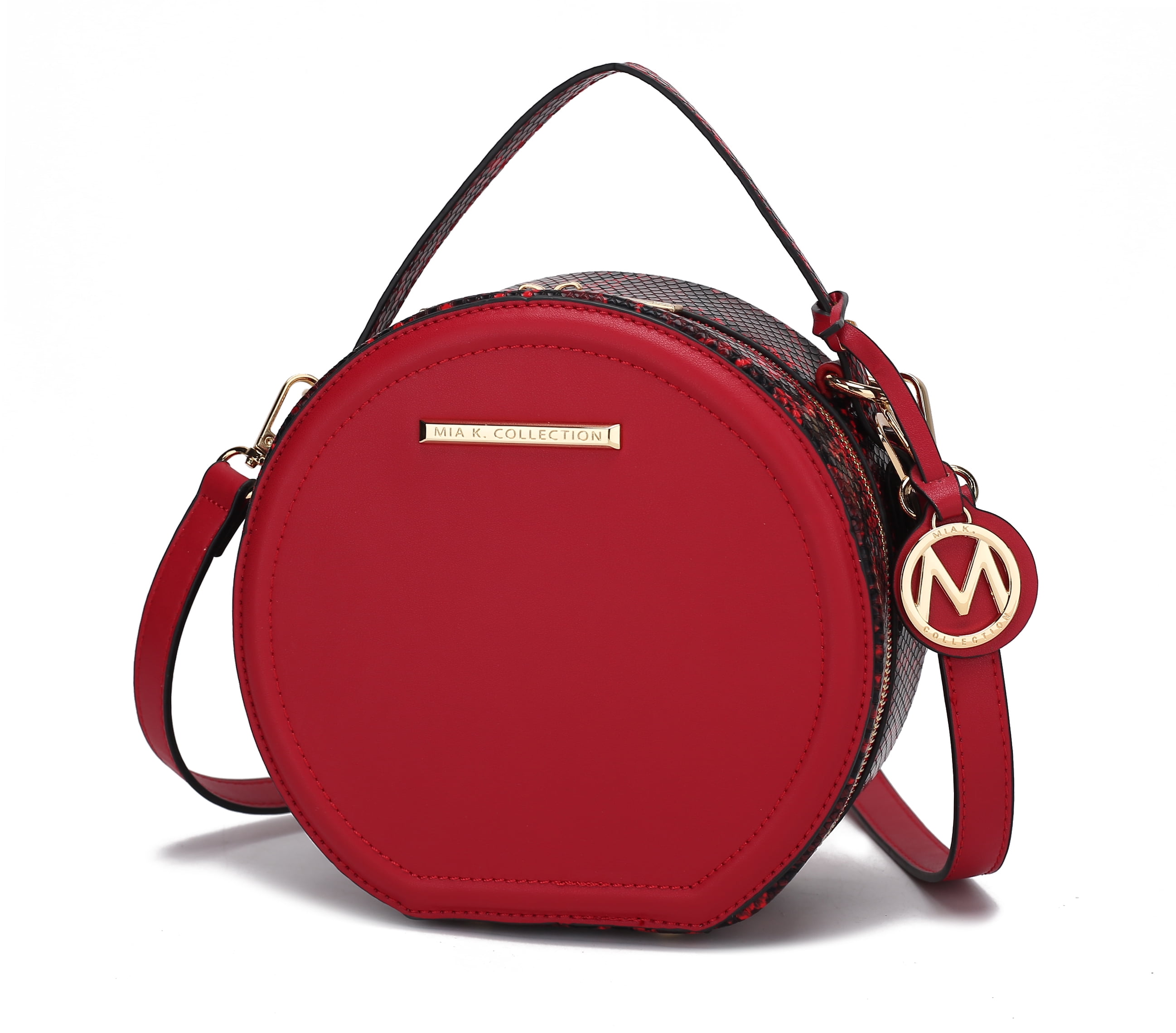 MKF Collection Mallory Vegan Leather Women Crossbody Bag, zipper ...