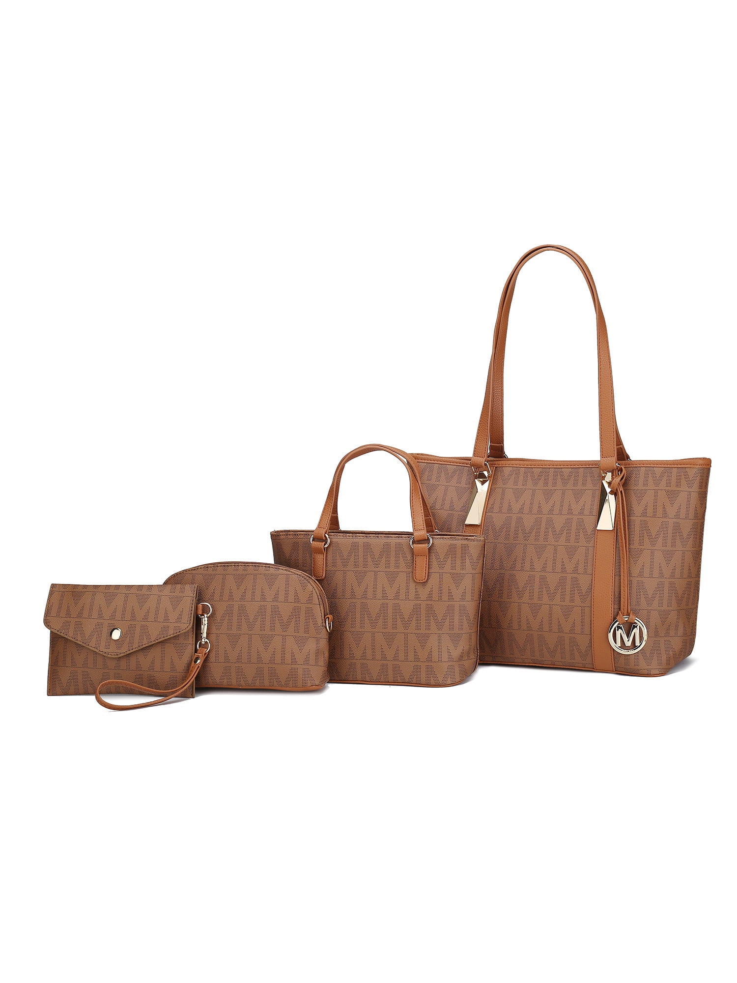 MKF Collection Marimar M Signature Tote Handbag by Mia K., 4-Piece Set ...