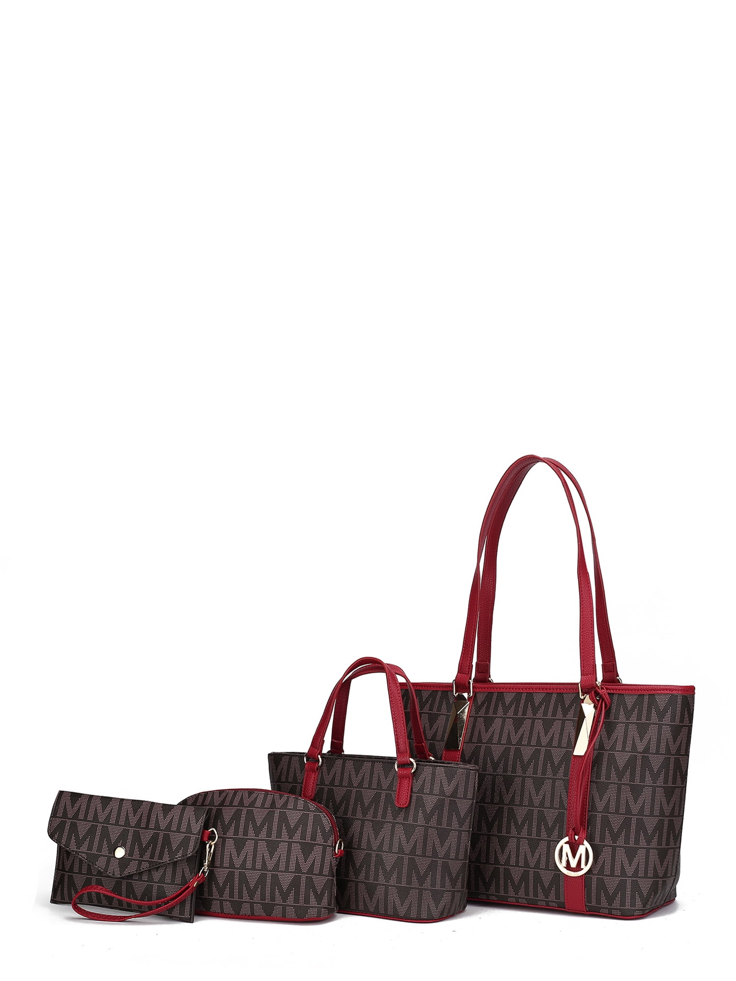MKF Collection Marimar M Signature Tote Handbag by Mia K., 4-Piece Set ...