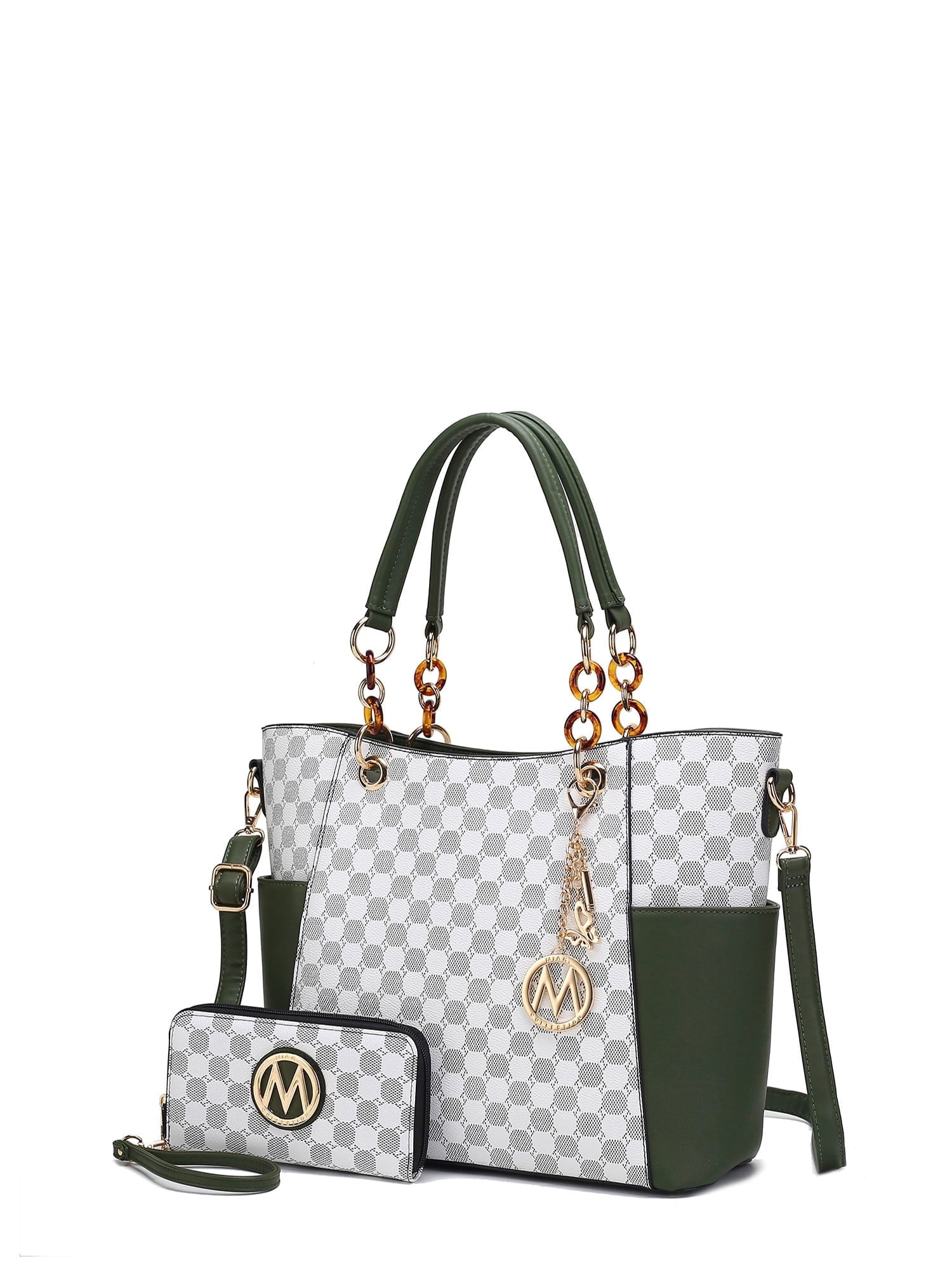 MKF Collection Merlina Women's Tote Bag & Wallet,Circular Print Vegan ...