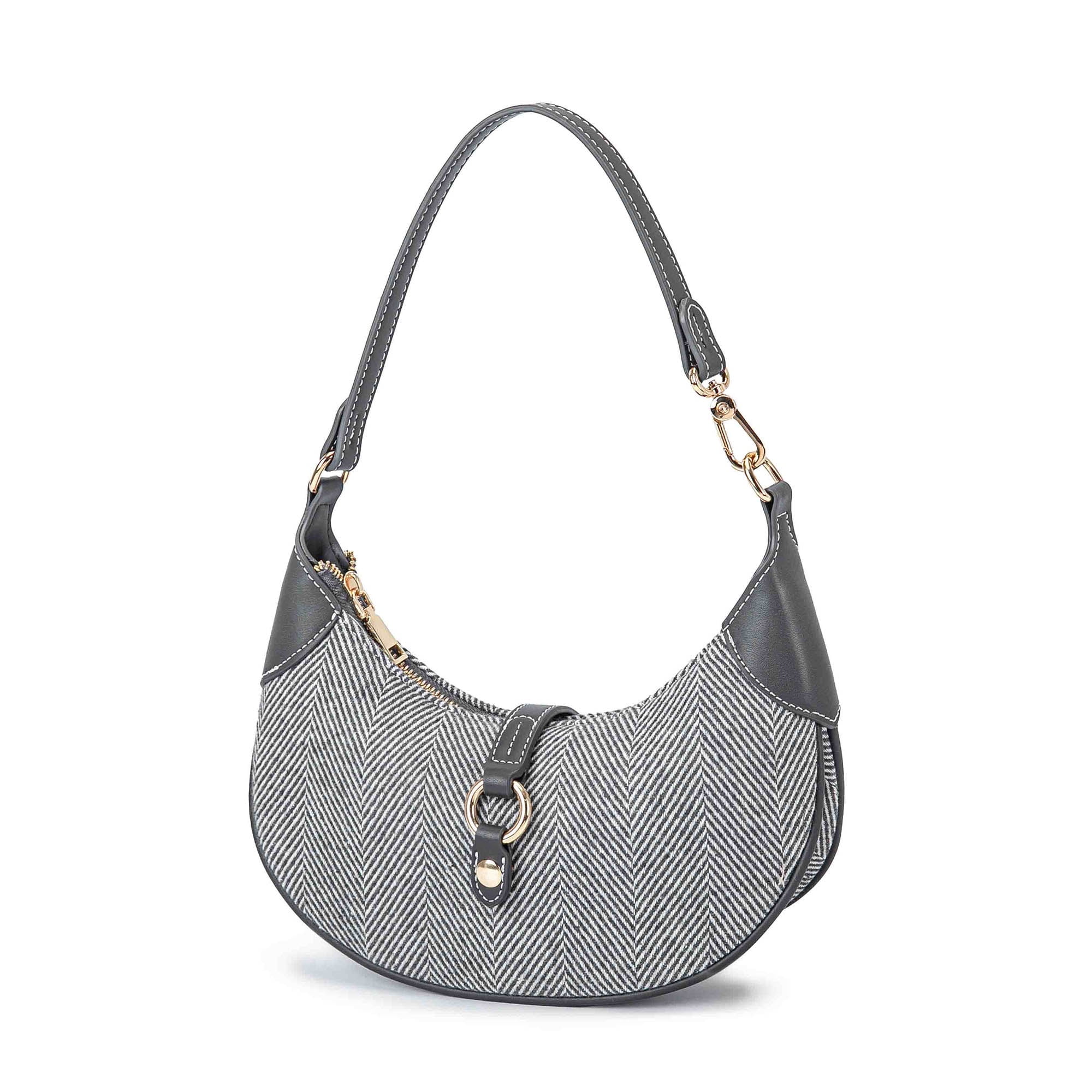 MKF Collection Mire Shoulder Women's Bag , Weave Vegan Leather Half ...