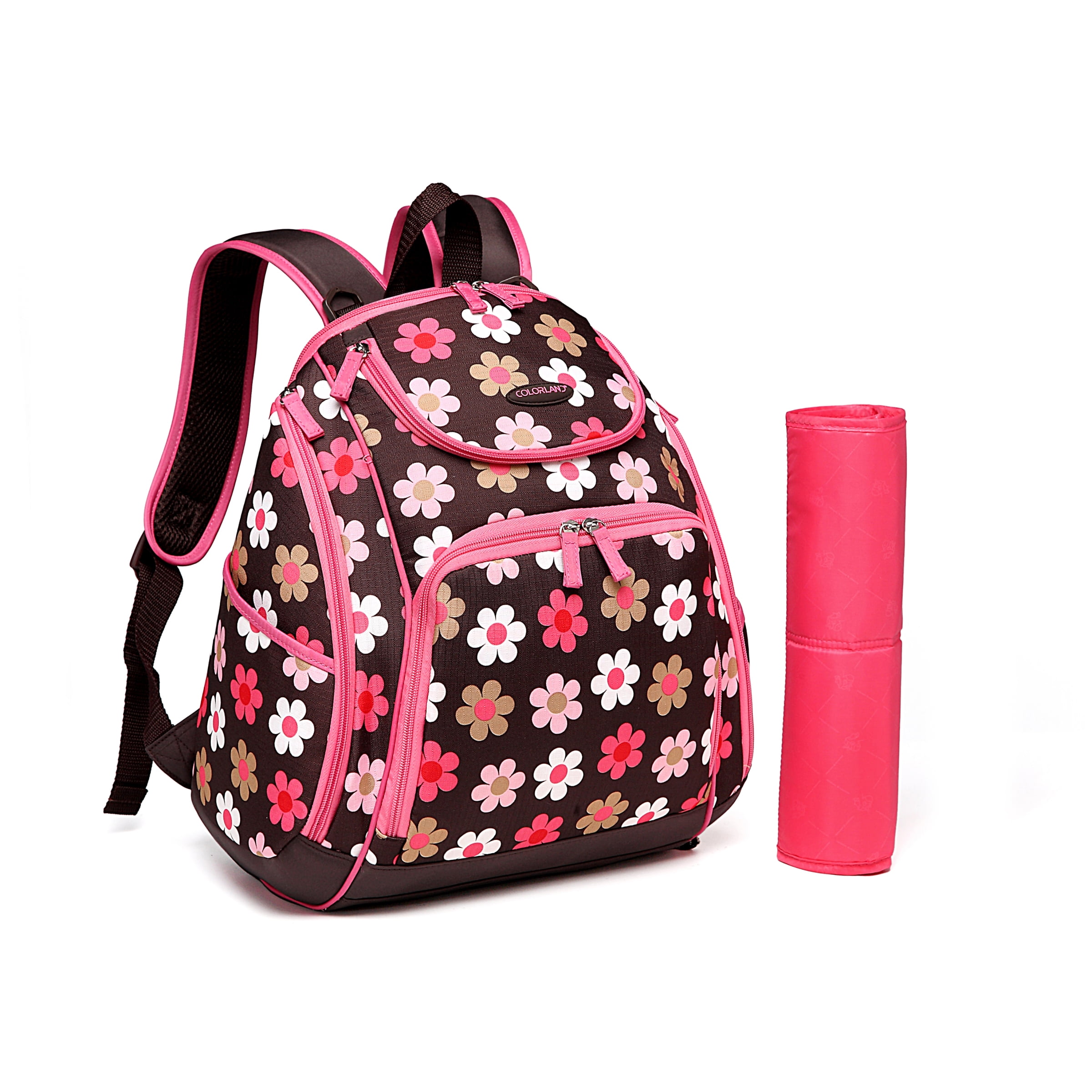 MKF Collection Multi-Pocket Backpack for Baby Diaper, Maternity Baby ...