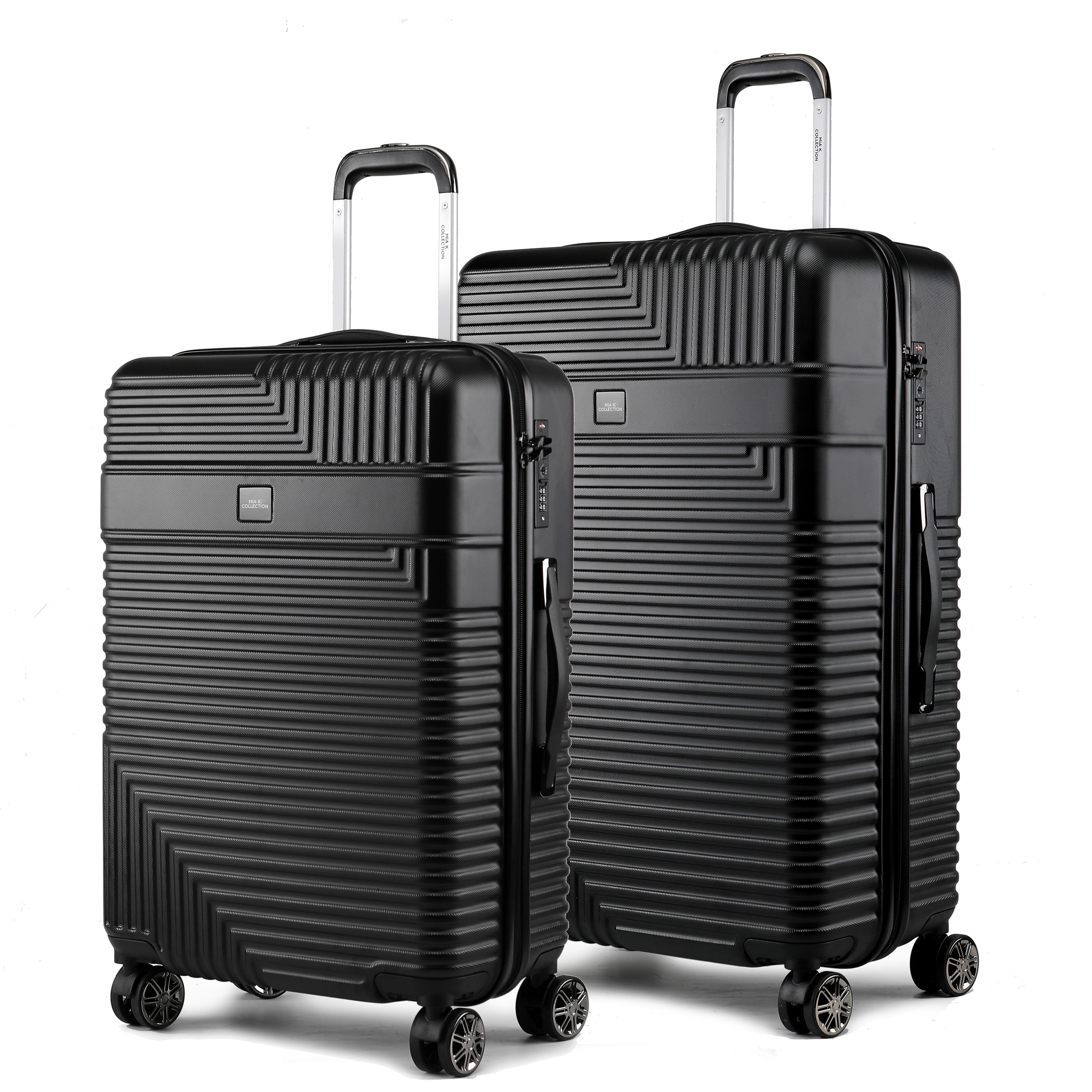 MKF Collection Mykonos Extra Large & Large Hardside Luggage 2 pcs ...