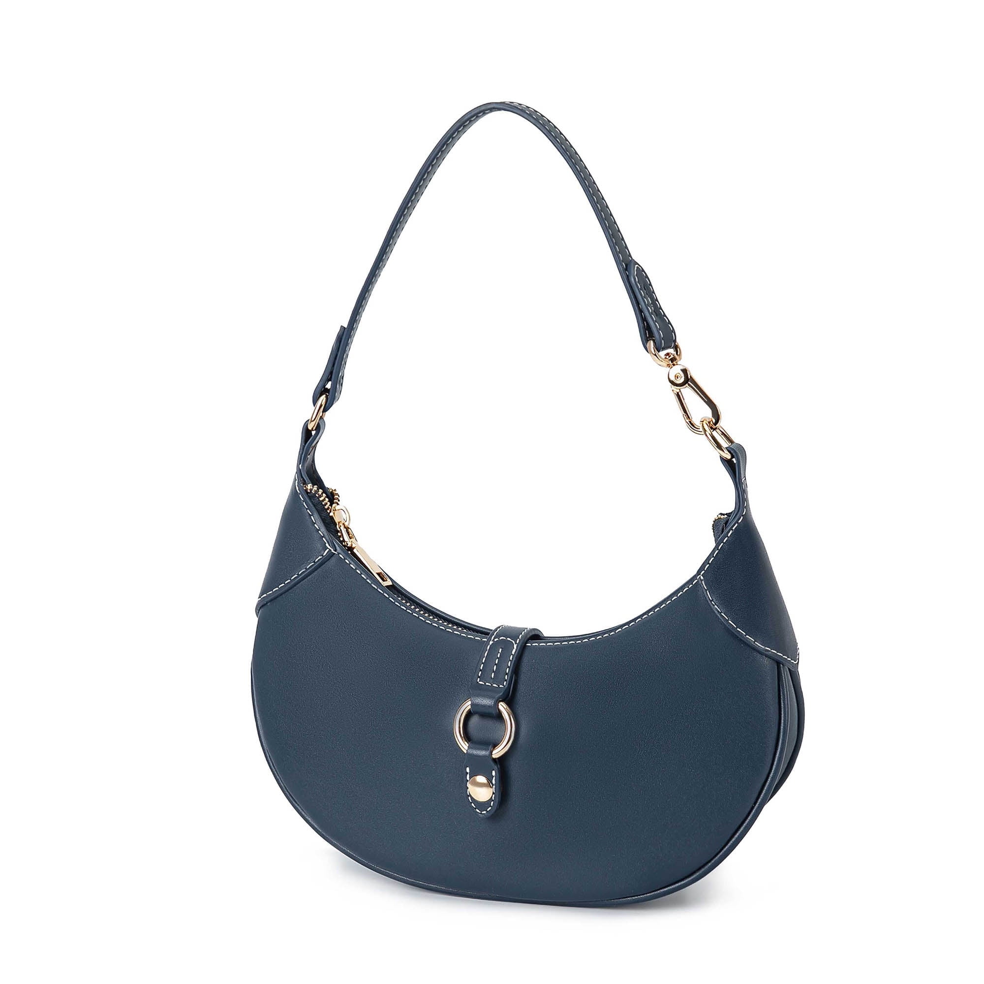 MKF Collection Neza Shoulder Women's Bag , Solid Vegan Leather Half ...