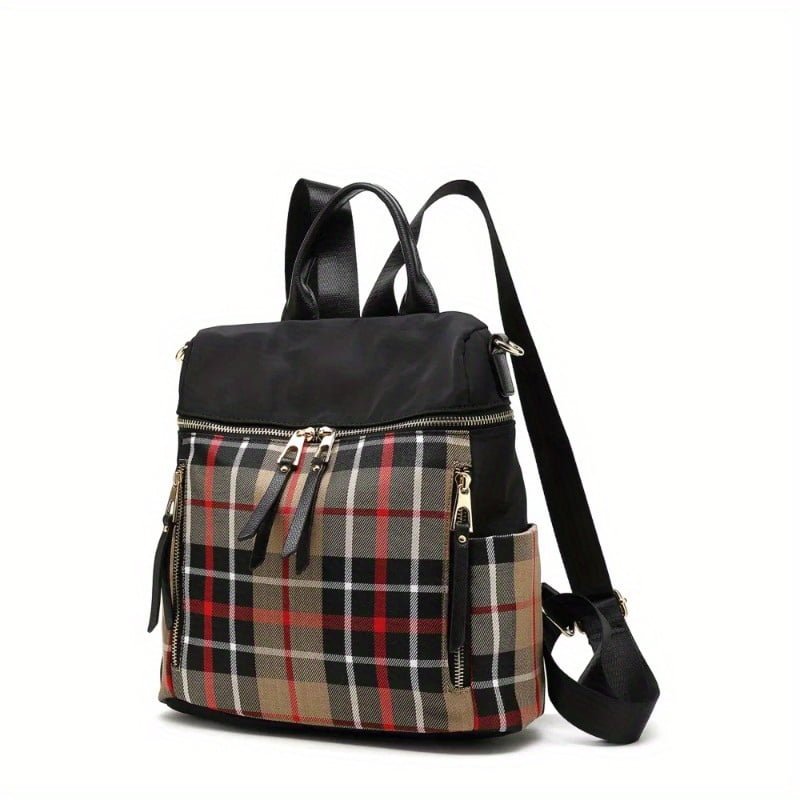 MKF Collection Nishi Plaid Backpack Women by Mia K - Walmart.com