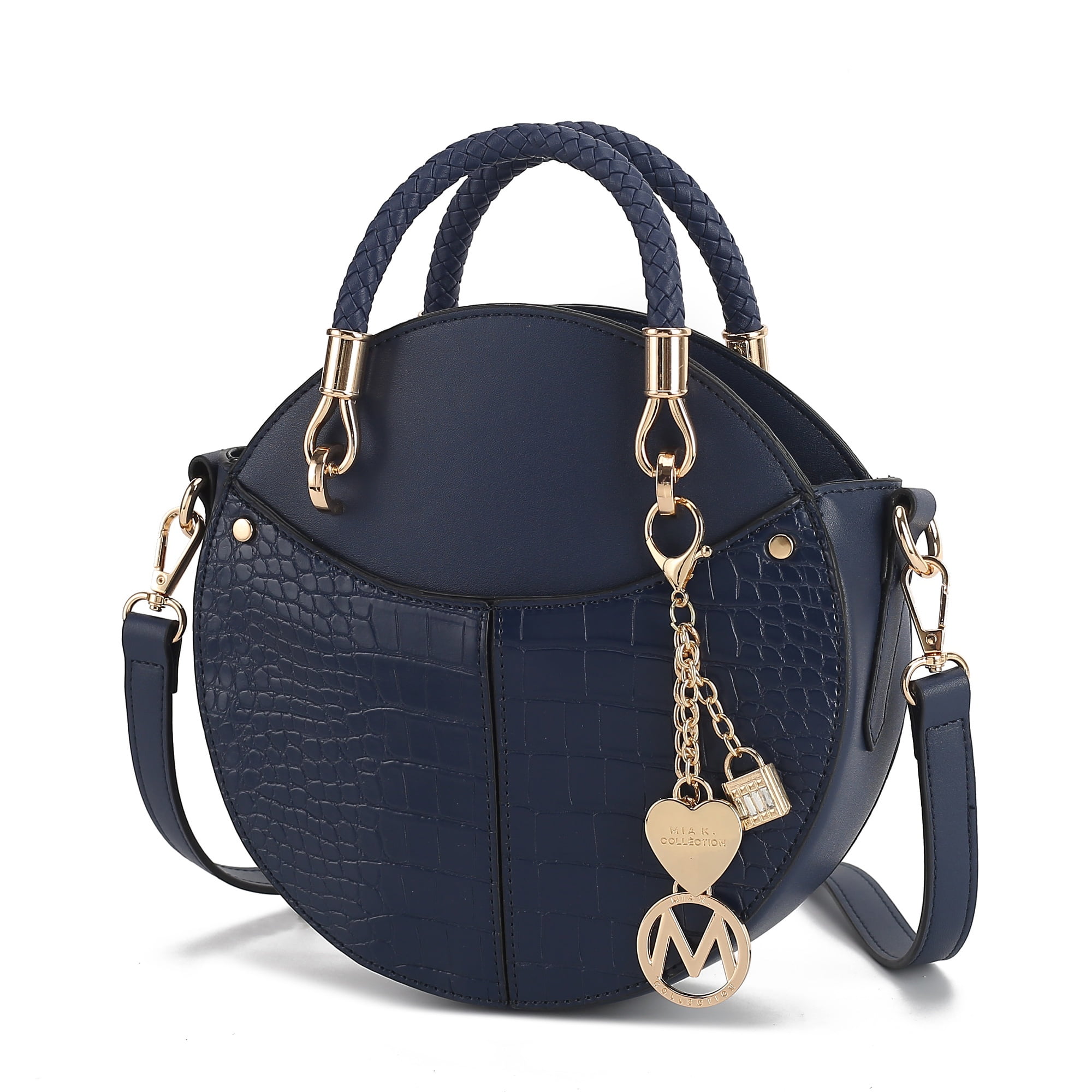 MKF Collection Nobella Croco Women’s Crossbody Vegan Leather Functional ...