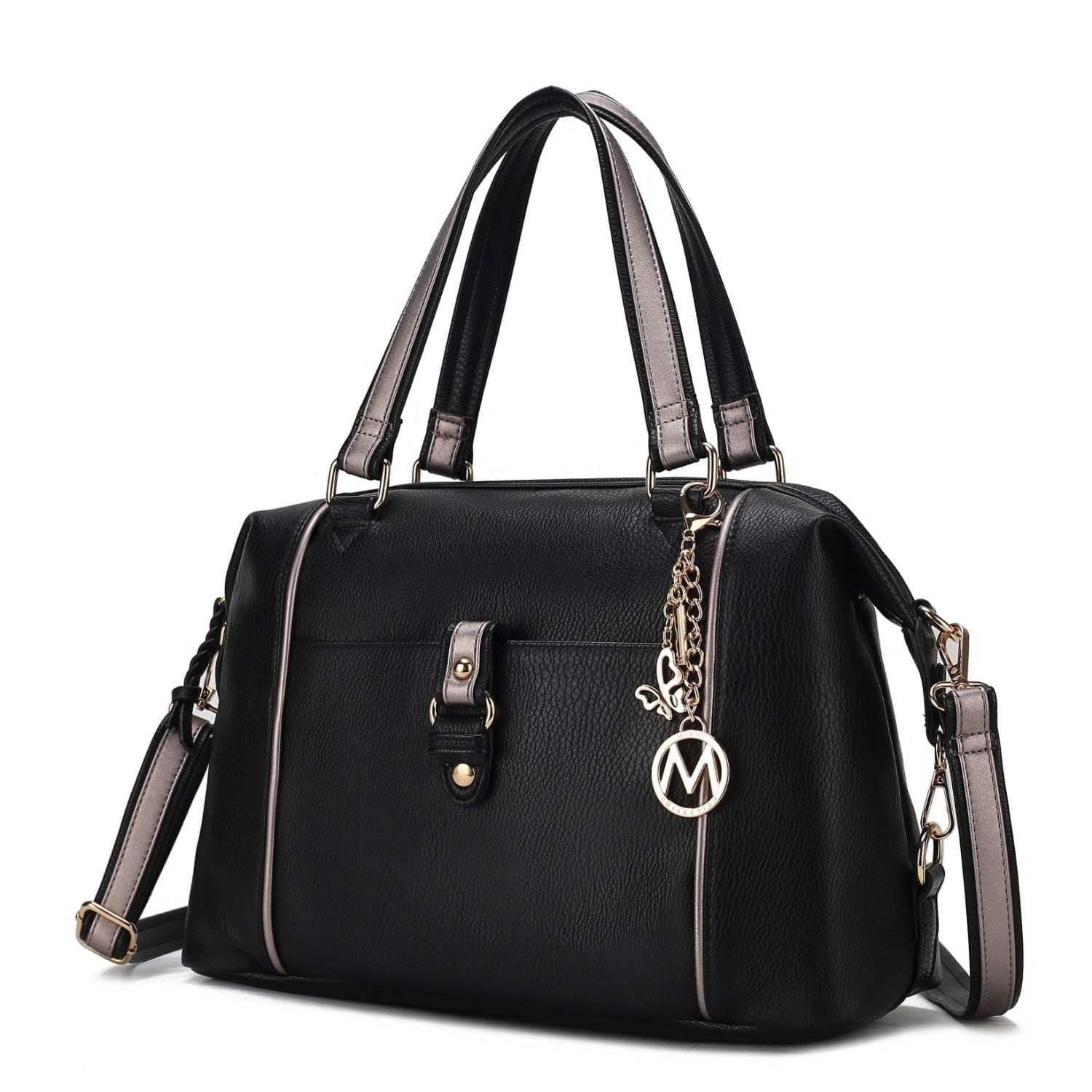 MKF Collection Opal Vegan Leather Medium Weekender Handbag for Women by Mia K. - Walmart.com