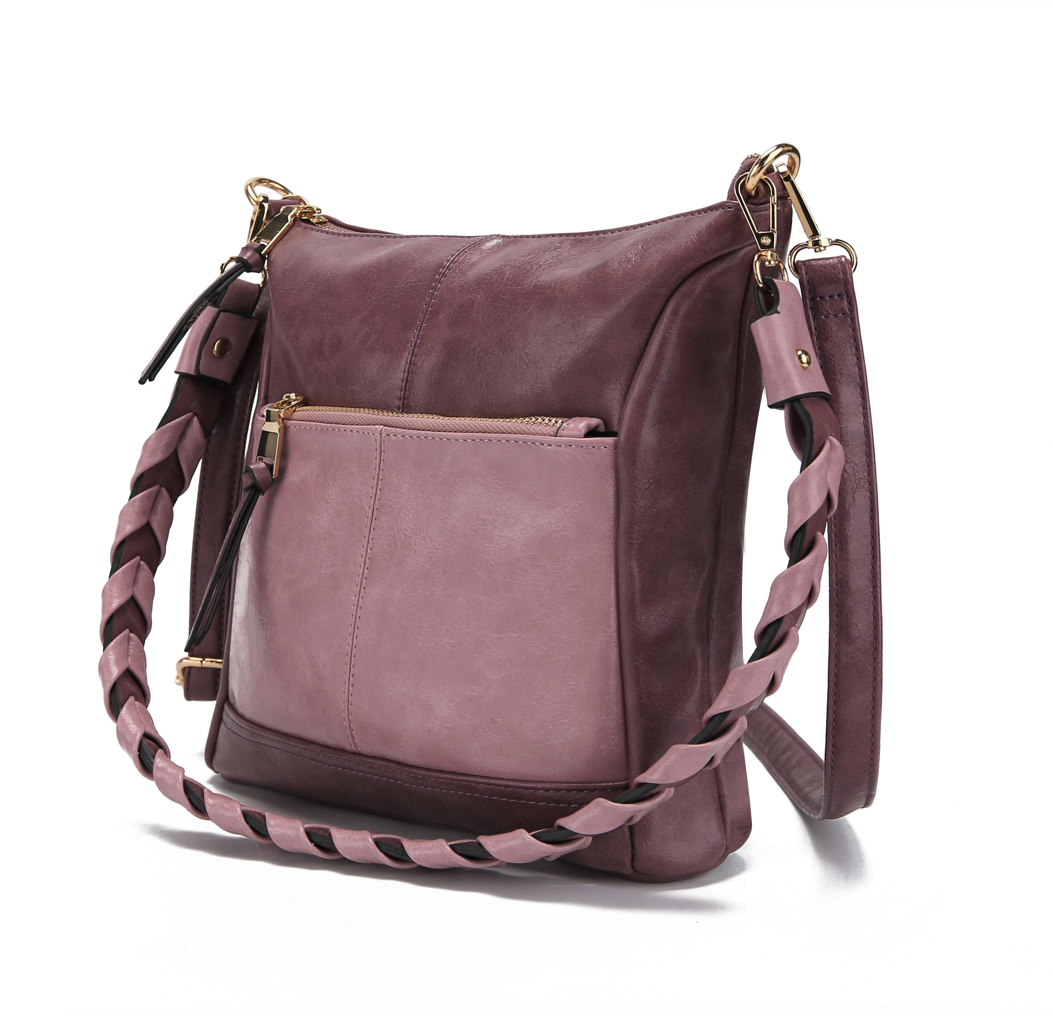 MKF Collection Perla Crossbody Bag by Mia K. - Mauve Rose - Walmart.com