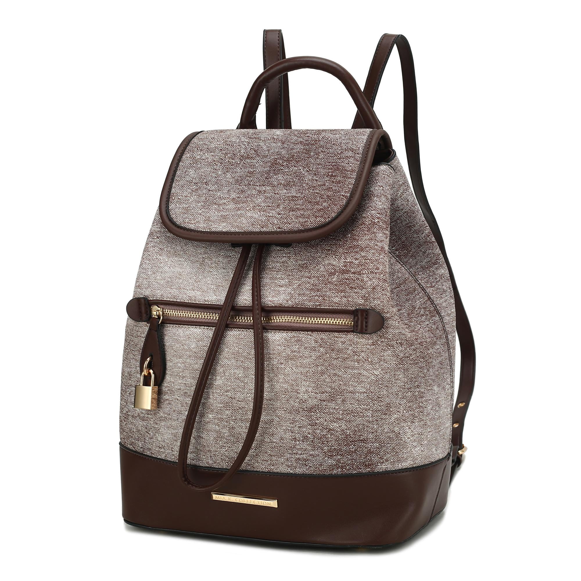 MKF Collection Porsha Backpack for Women, Vegan Leather Drawstring ...