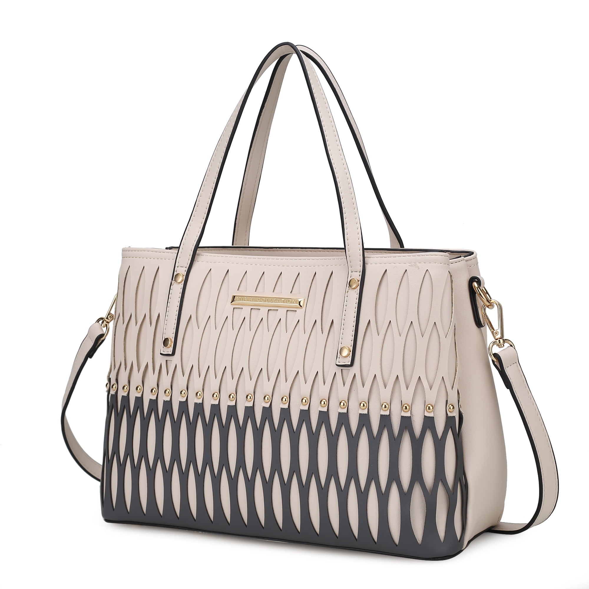 MKF Collection Quinn Triple Compartments Color Block Tote Women's ...