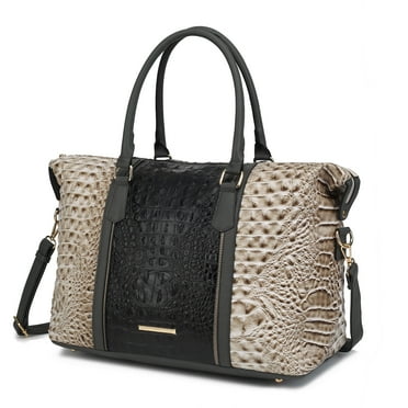 MKF Collection Rina Women’s Crocodile Embossed Vegan Leather Duffle Bag ...