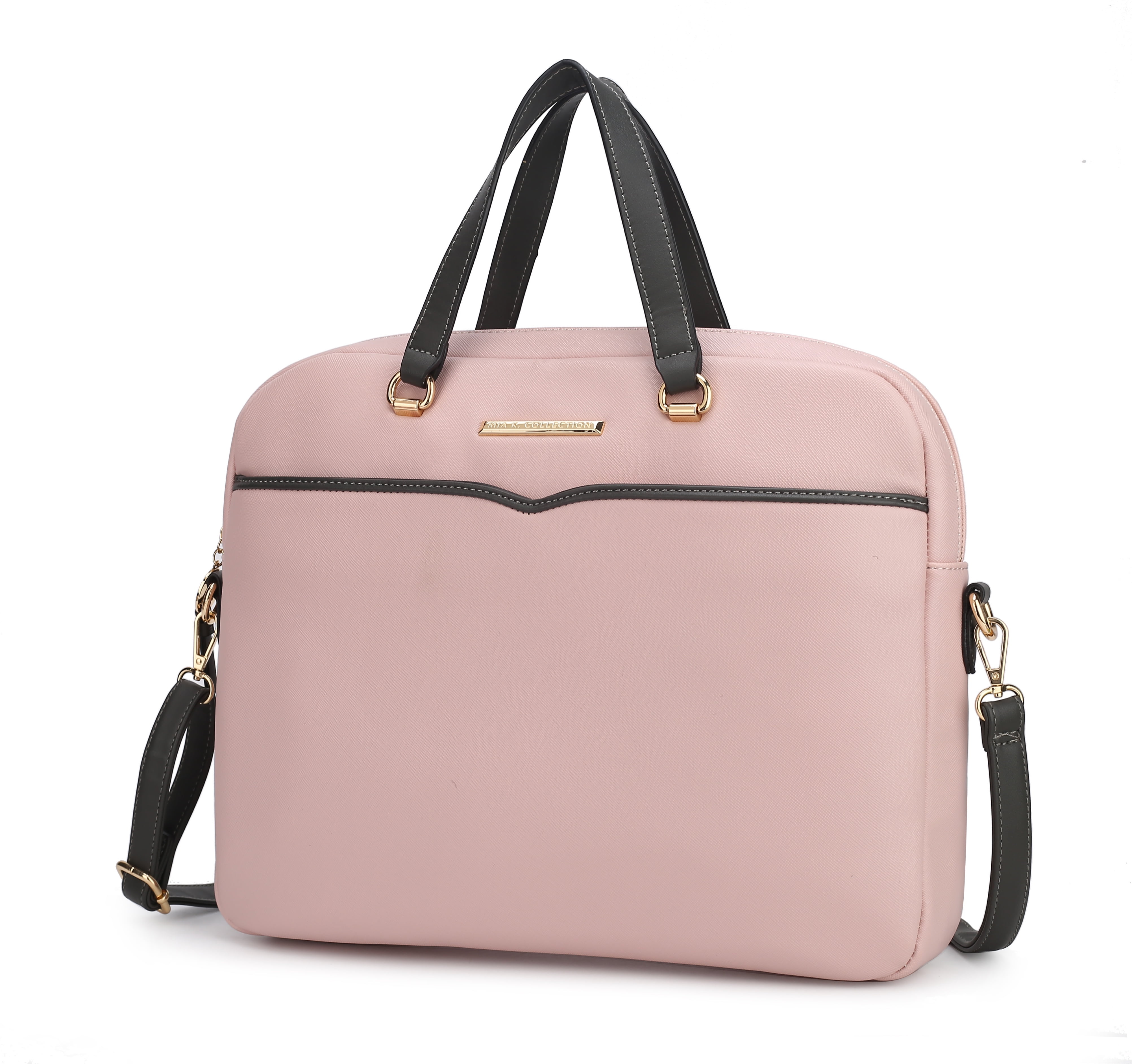 MKF Collection Rose Women Briefcase Bag Vegan Leather by Mia K - Blush ...
