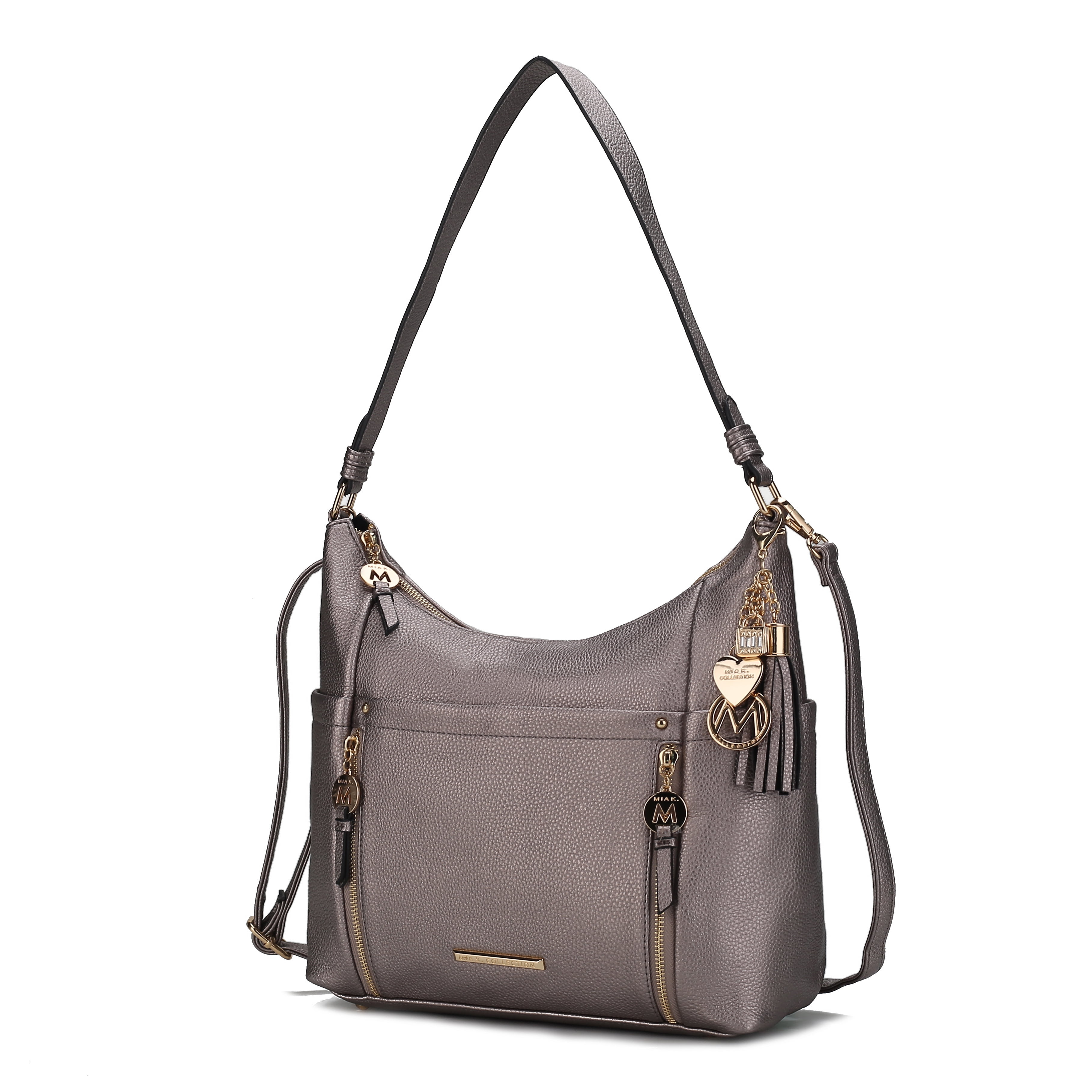 MKF Collection Ruby Vegan Leather Women's Shoulder Bag, Elegant Hobo ...