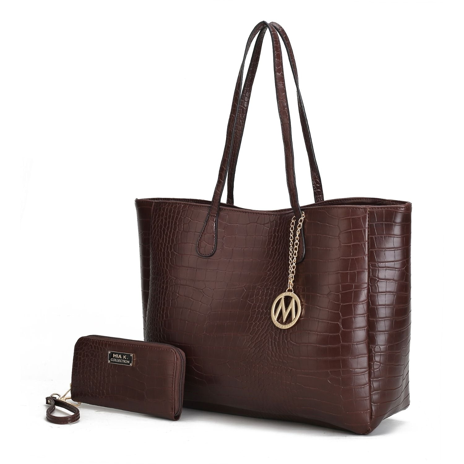 MKF Collection Sadie Oversize Tote and Wallet Set - Walmart.com