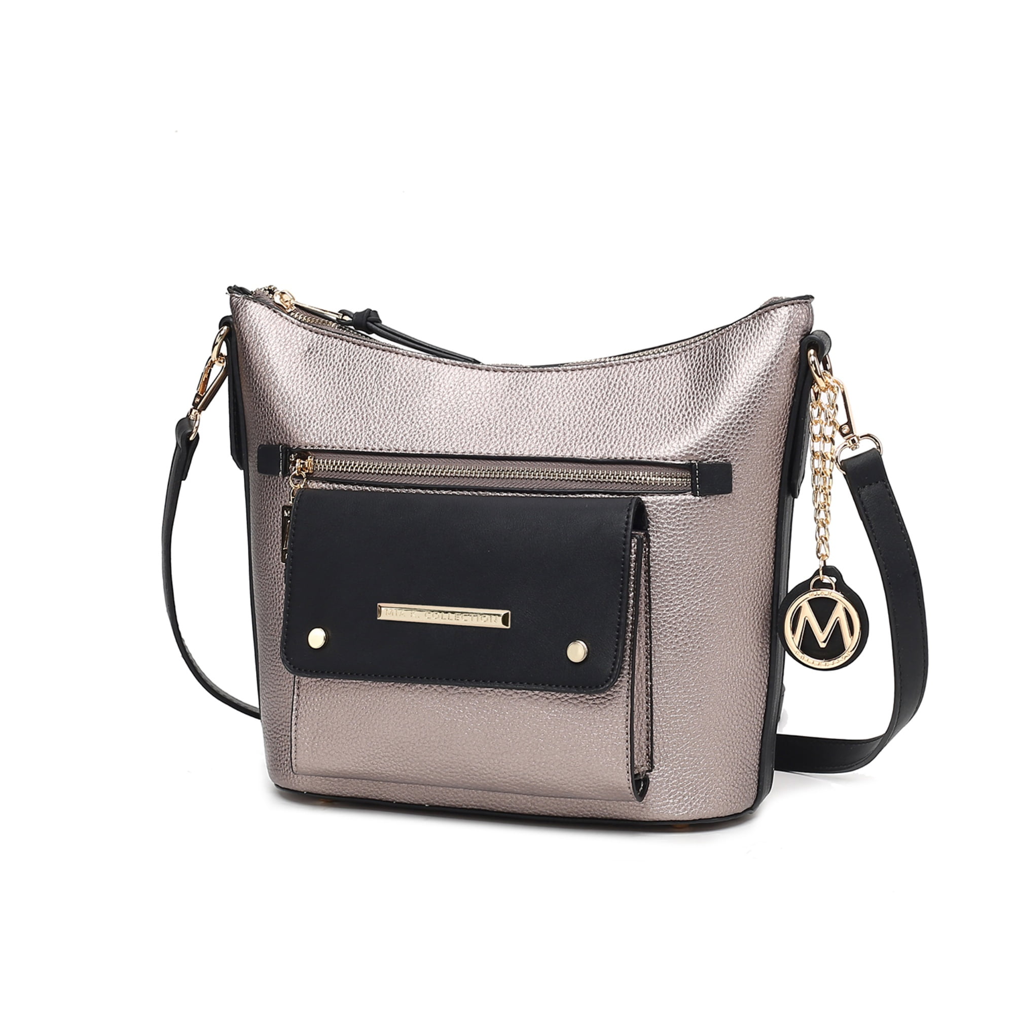 MKF Collection Serenity Women Hobo Bag, Color Block Vegan Leather ...