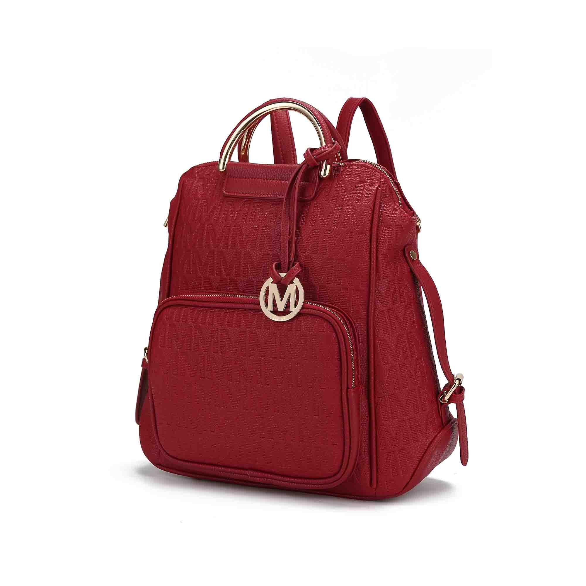 MKF Collection Torra Women's Backpack, Vegan Leather Bookbag Purse for ...