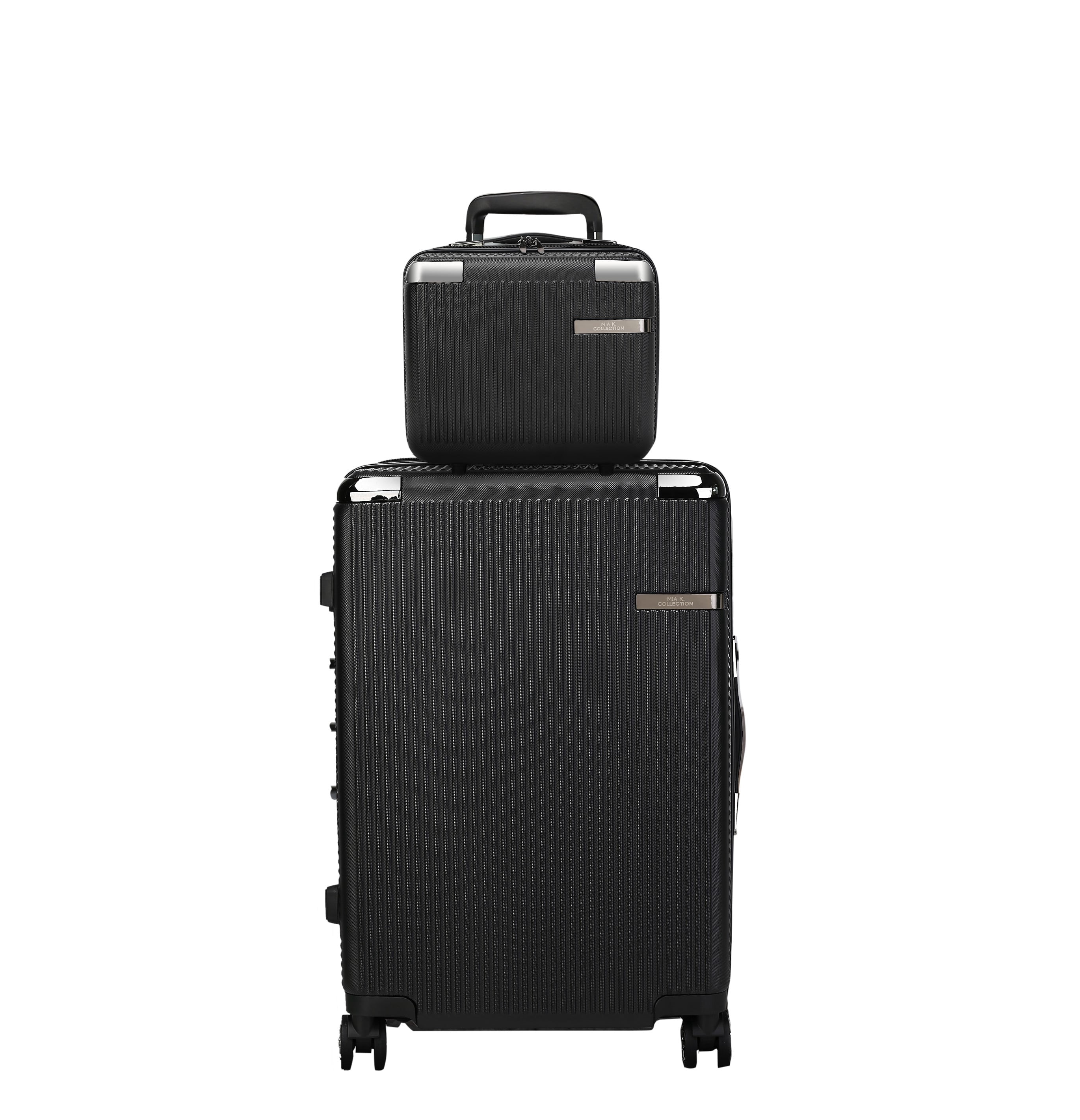 MKF Collection Tulum Carry-On Luggage Hardside, Luxurious Travel ...