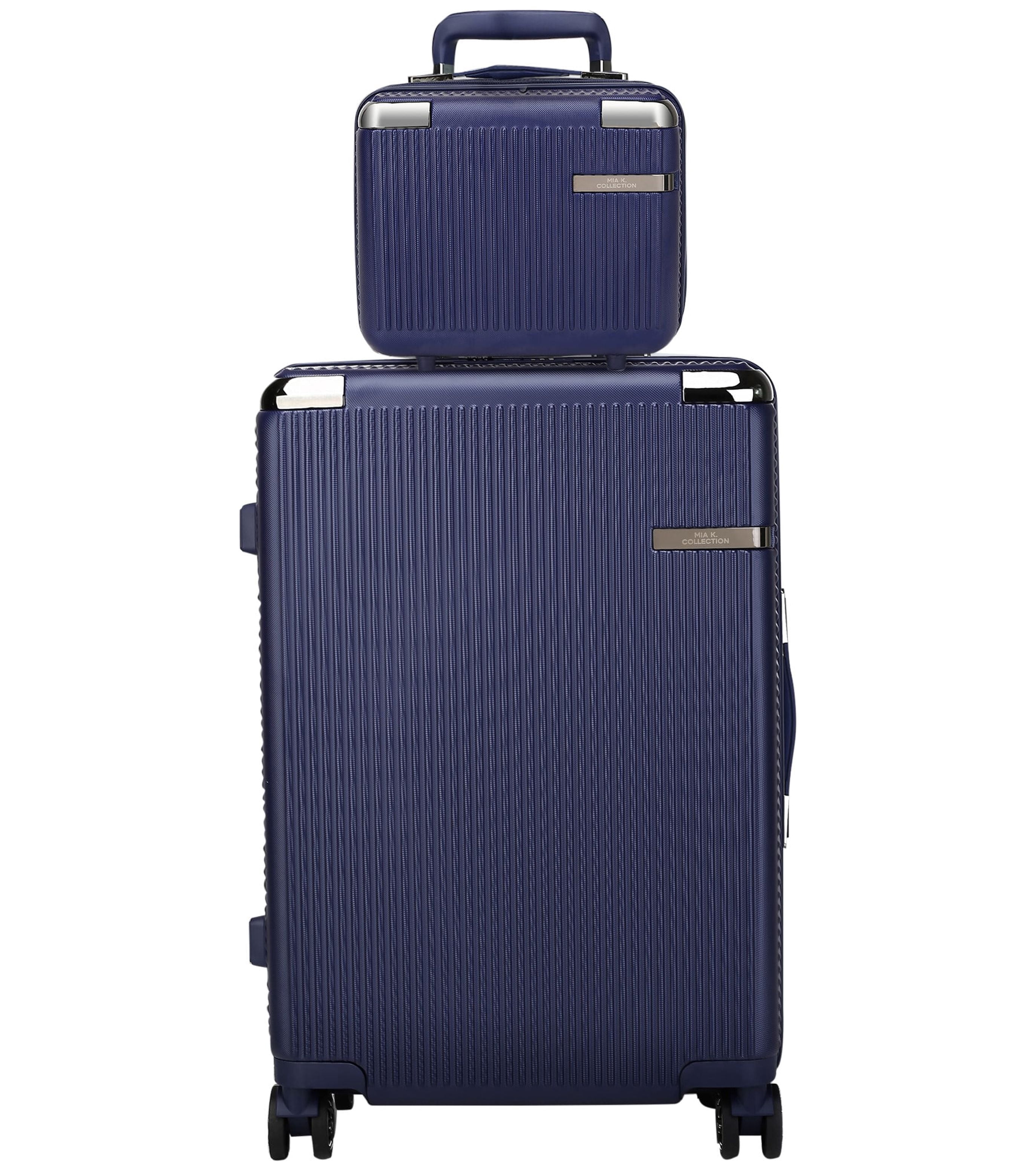 MKF Collection Tulum Carry-On Luggage Hardside, Luxurious Travel ...