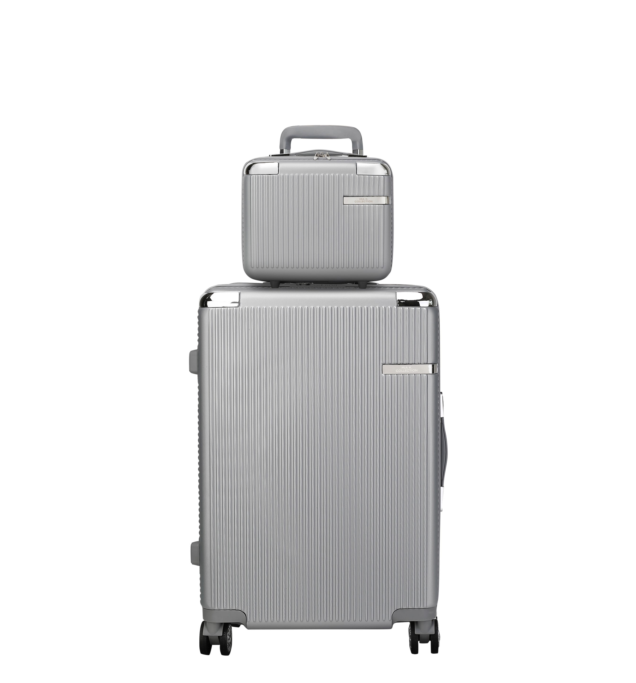 MKF Collection Tulum Carry-On Luggage Hardside, Luxurious Travel ...