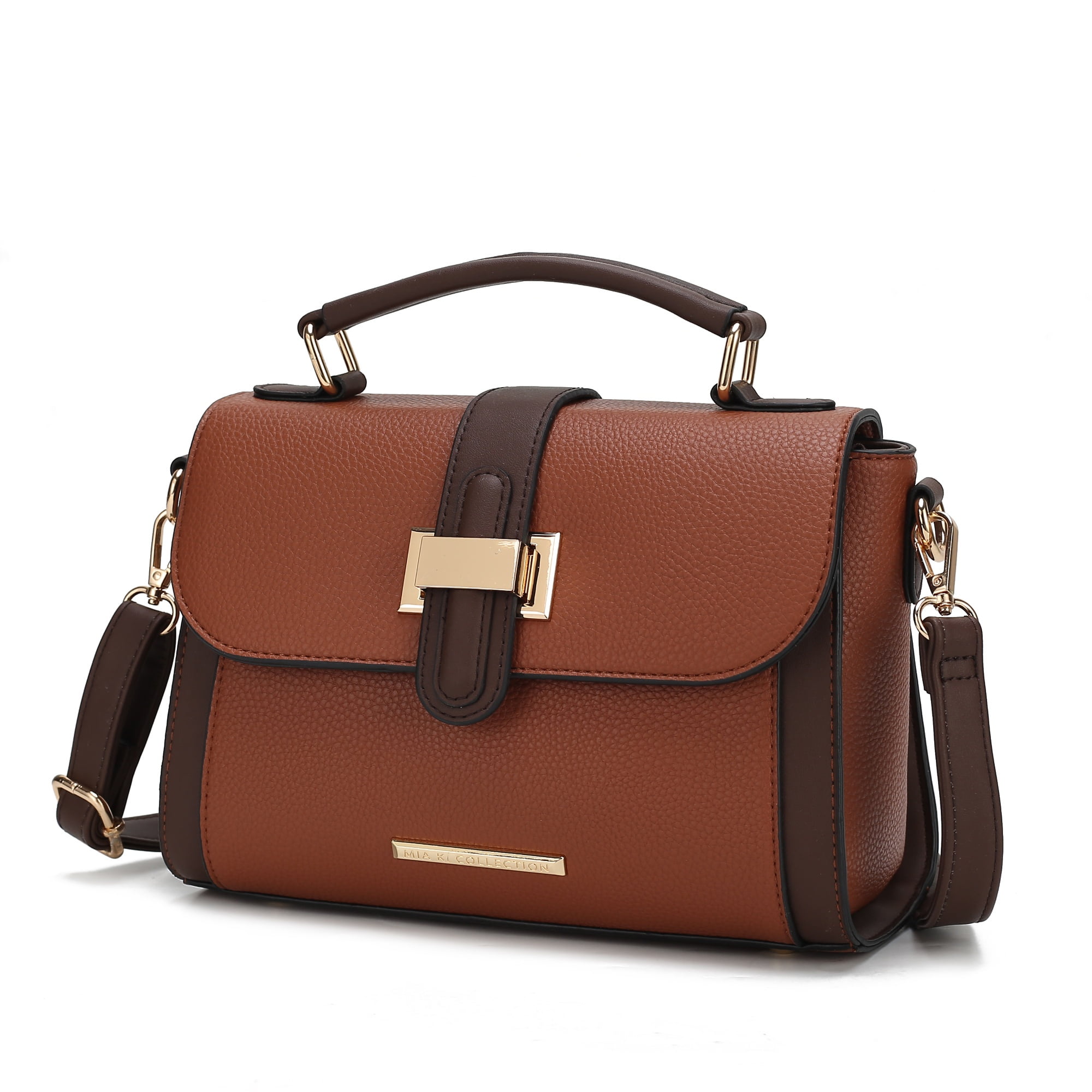 MKF Collection Willa Vegan Leather Women's Color-Block Shoulder Bag ...