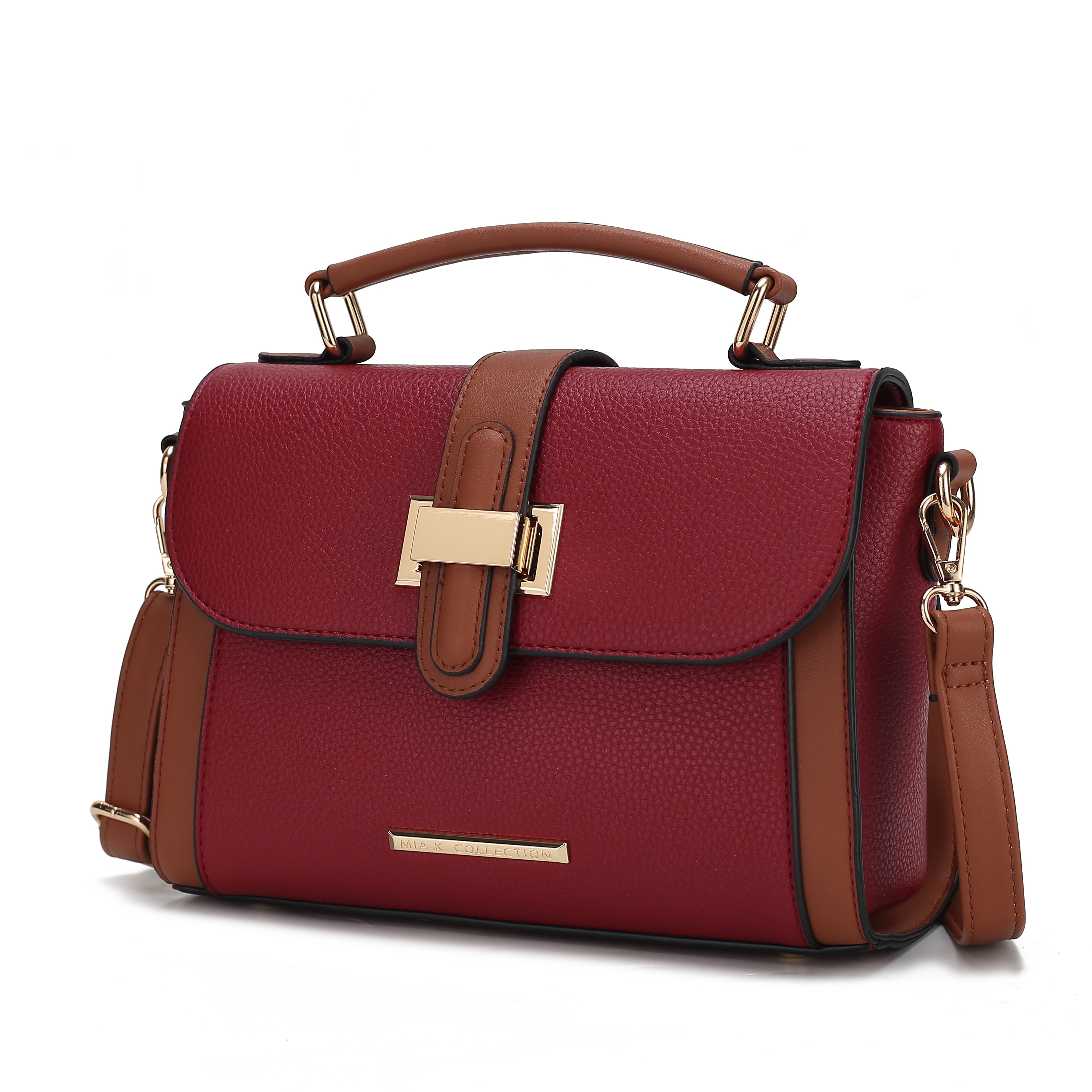 MKF Collection Willa Vegan Leather Women's Color-Block Shoulder Bag ...