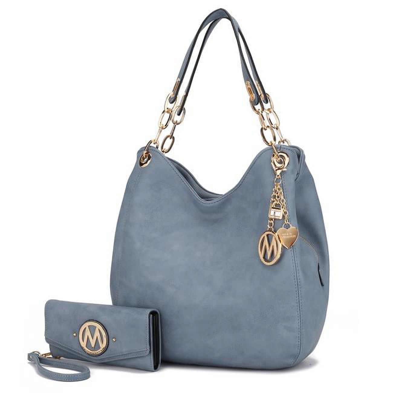 MKF Collection Ashley Women's Hobo Shoulder Handbag with Wristlet ...