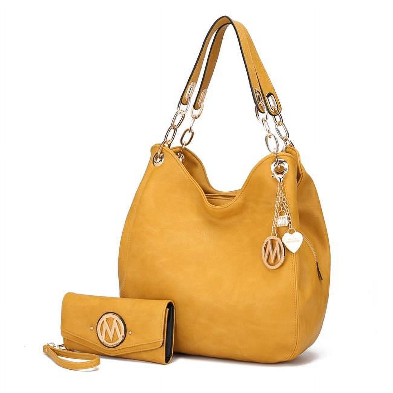 MKF Collection Women's Ashley Hobo Shoulder Handbag & Wallet Set by Mia ...