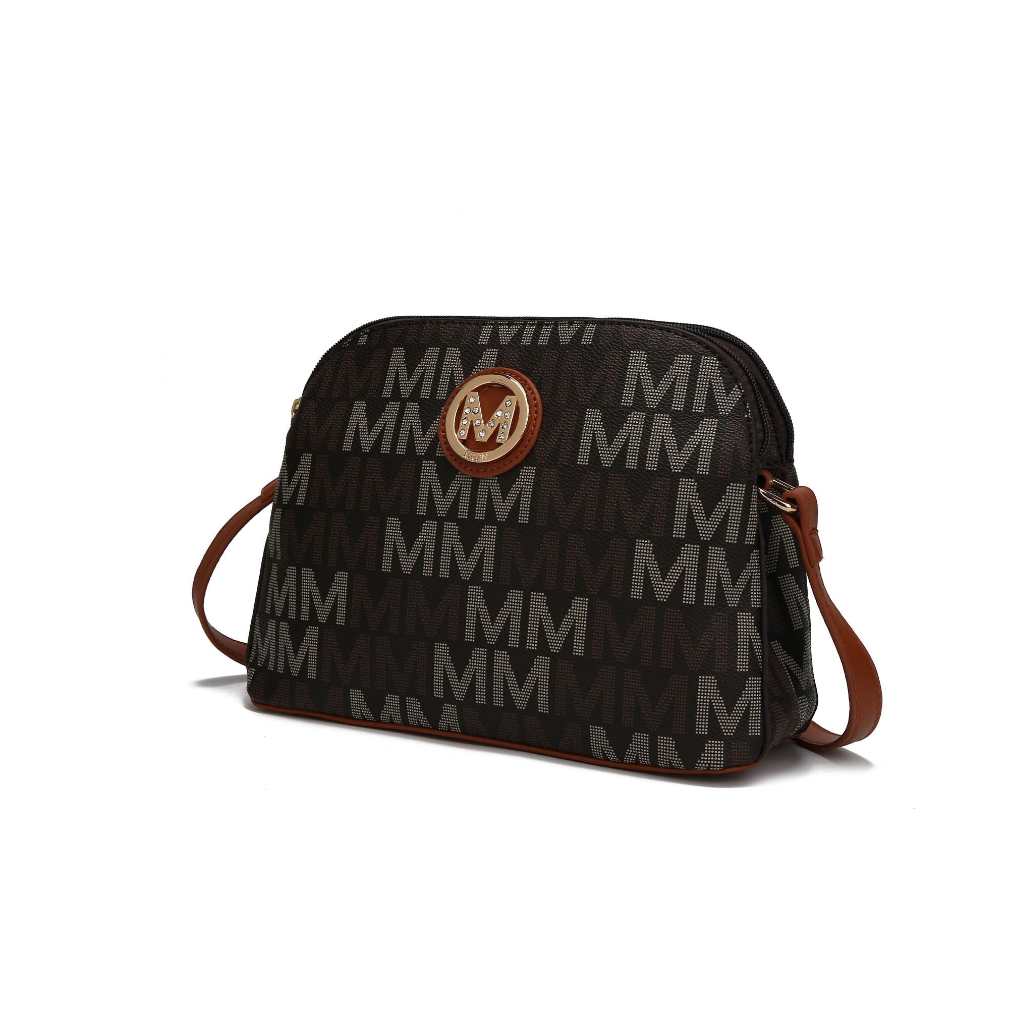 MKF Collection Women's Niecy Crossbody Bag, Vegan Leather Signature ...