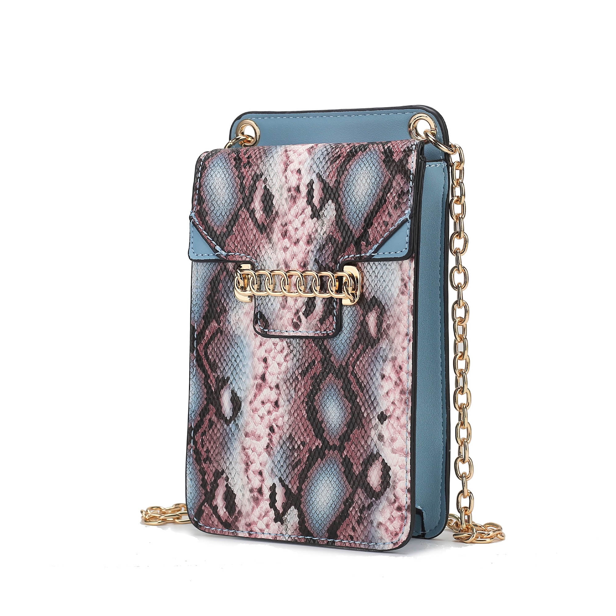 MKF Collection Yael Women’s Phone Crossbody Bag, Snake embossed Vegan ...