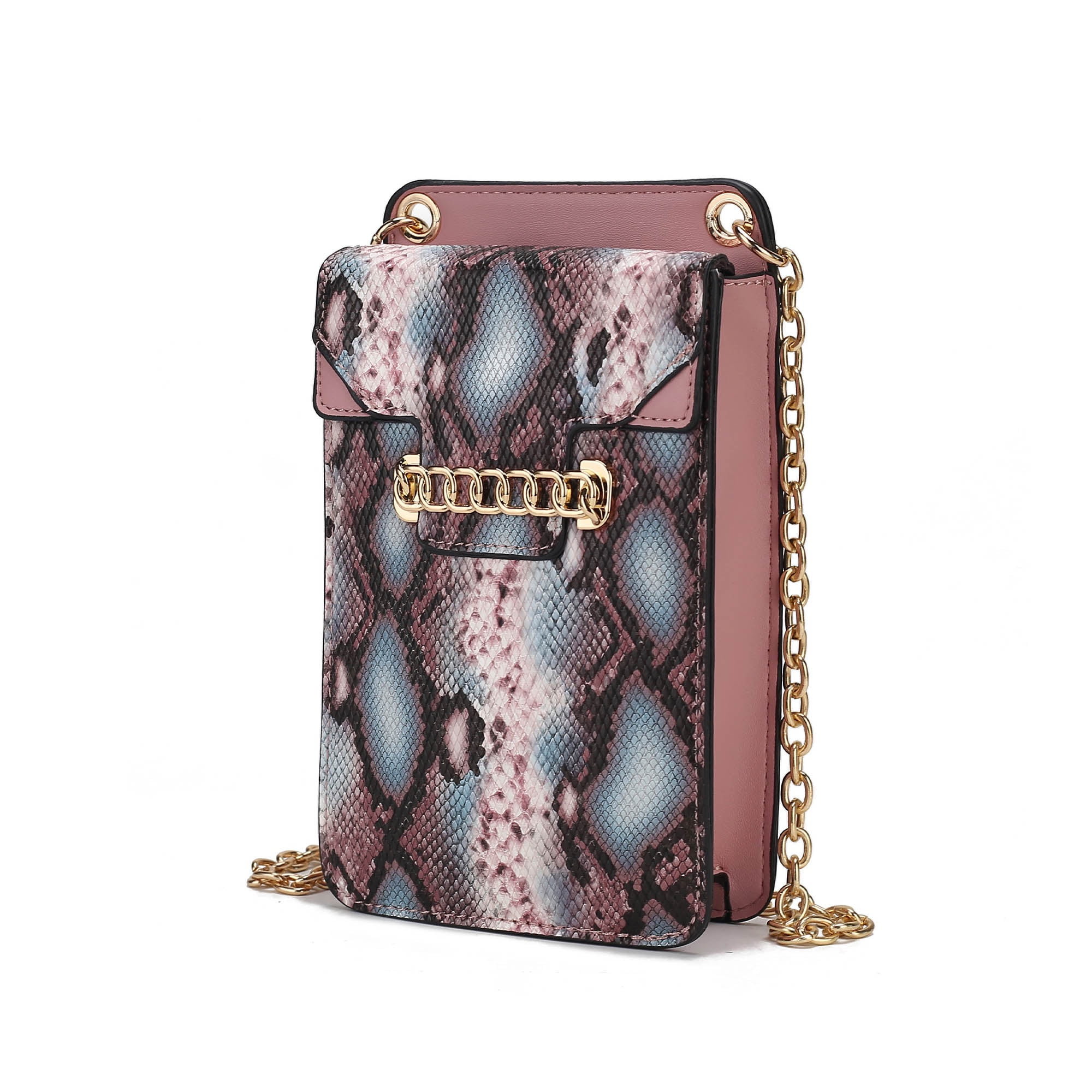 MKF Collection Yael Women’s Phone Crossbody Bag, Snake embossed Vegan ...