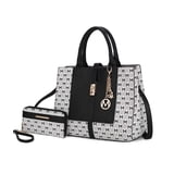 MKF Collection Yuliana Women's Satchel Bag with Wallet, Vegan Leather ...