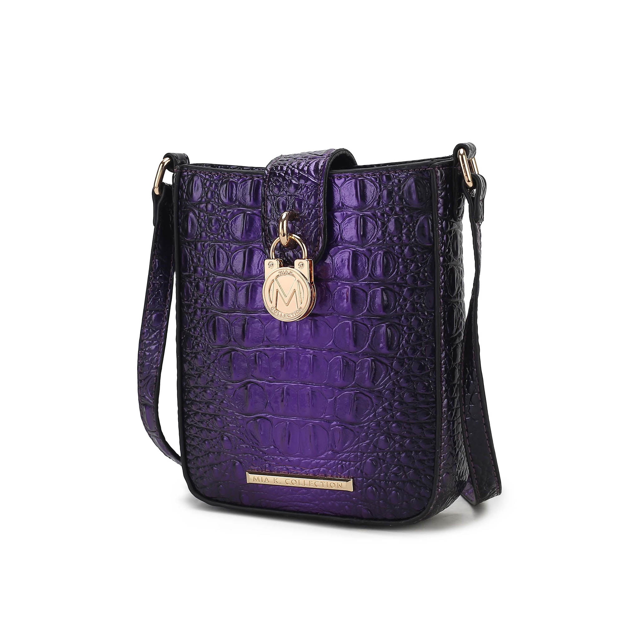 MKF Collection Avery Faux Crocodile Embossed Vegan Leather Women’s ...