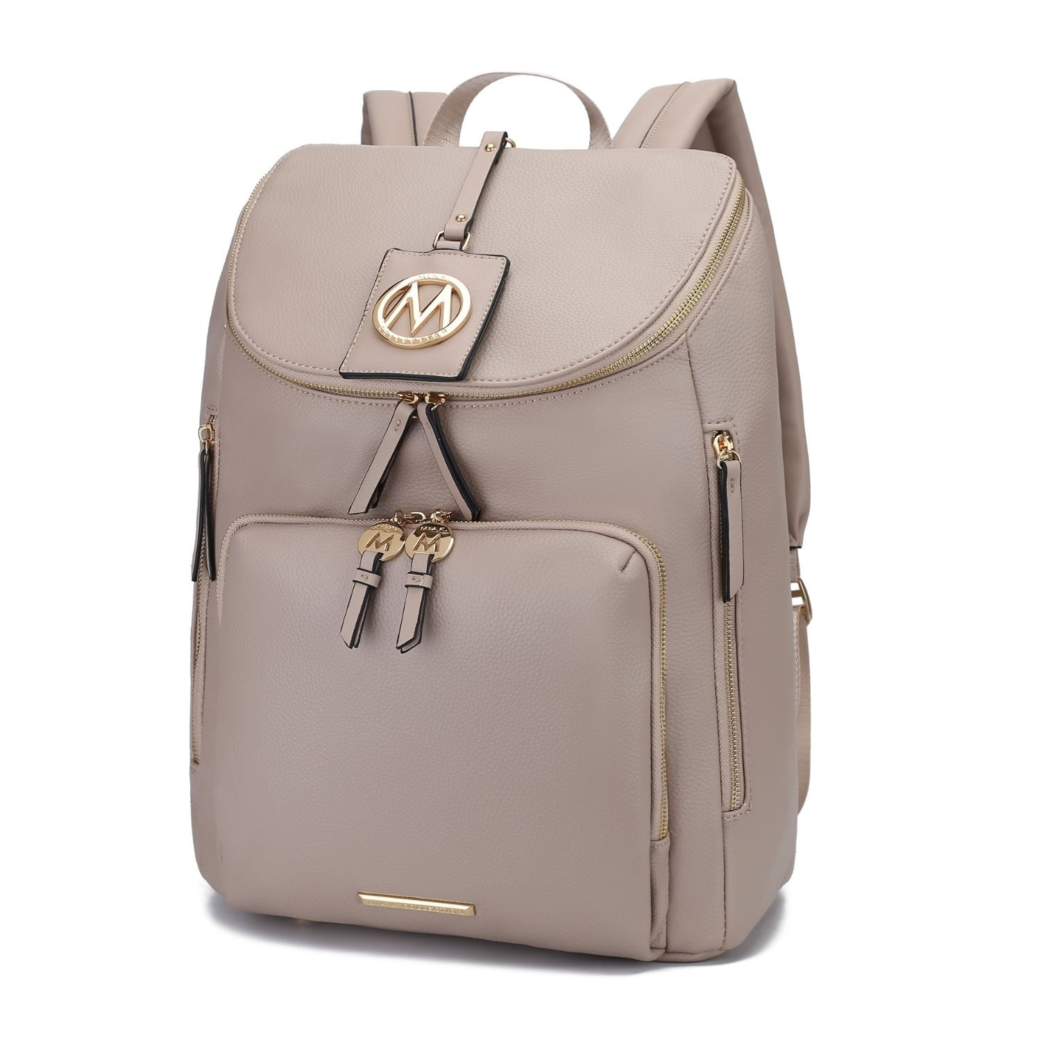 MKF Collection by Mia K. MKF-X706TP Angela Oversize Backpack, Taupe ...