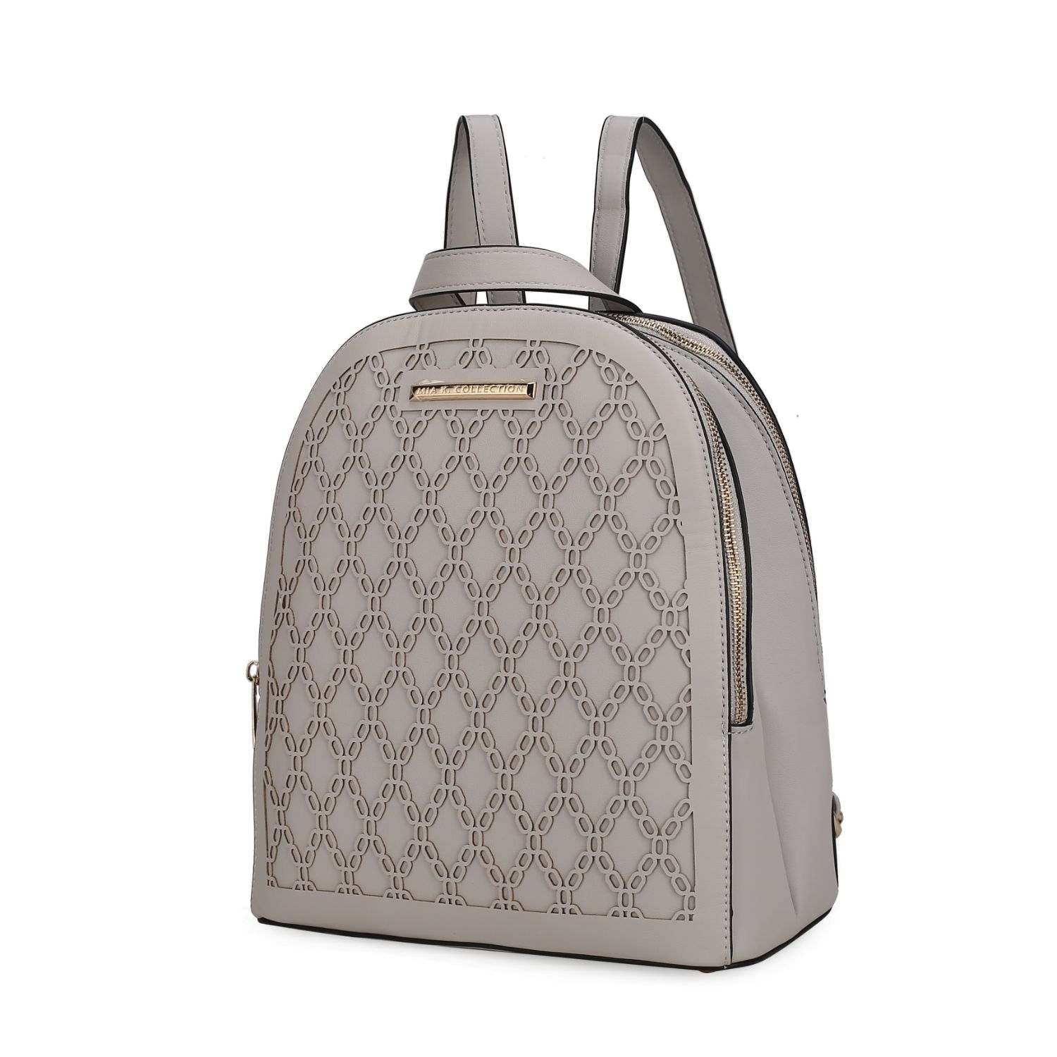 MKF Collection by Mia K. MKF-X742LGRY Sloane Backpack - Walmart.com