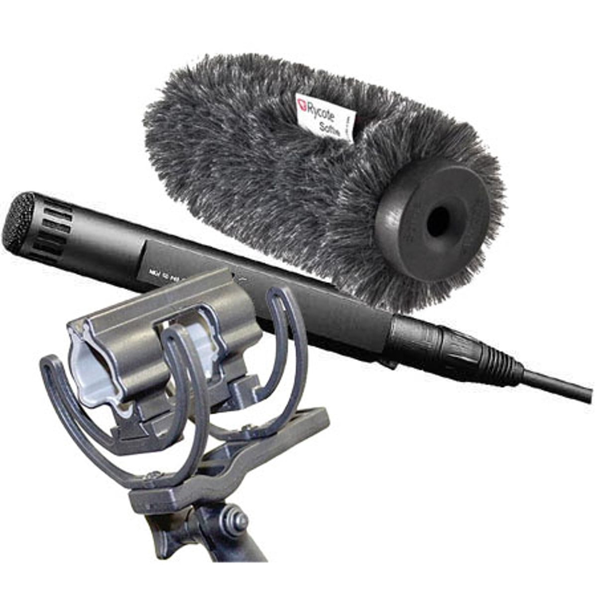 MKH 50P48 Boom Kit Consists of MKH 50P48 Wired Super-Cardioid Condenser ...