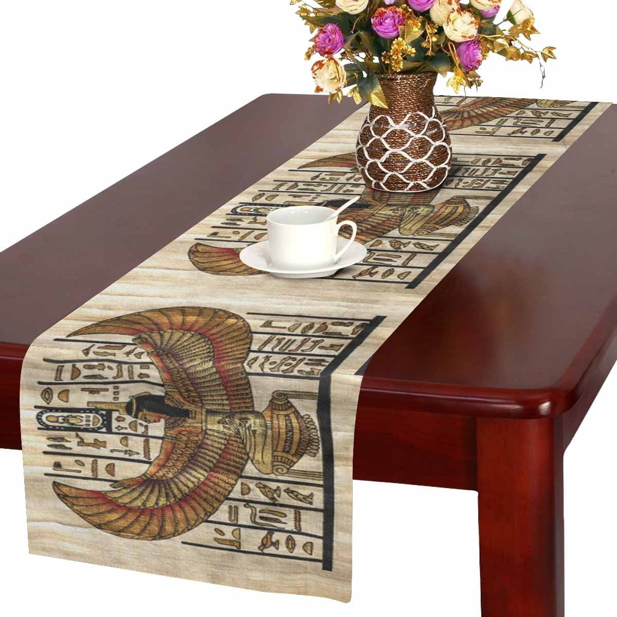 MKHERT Ancient Egyptian Parchment Religion Historical Art Table Runner ...