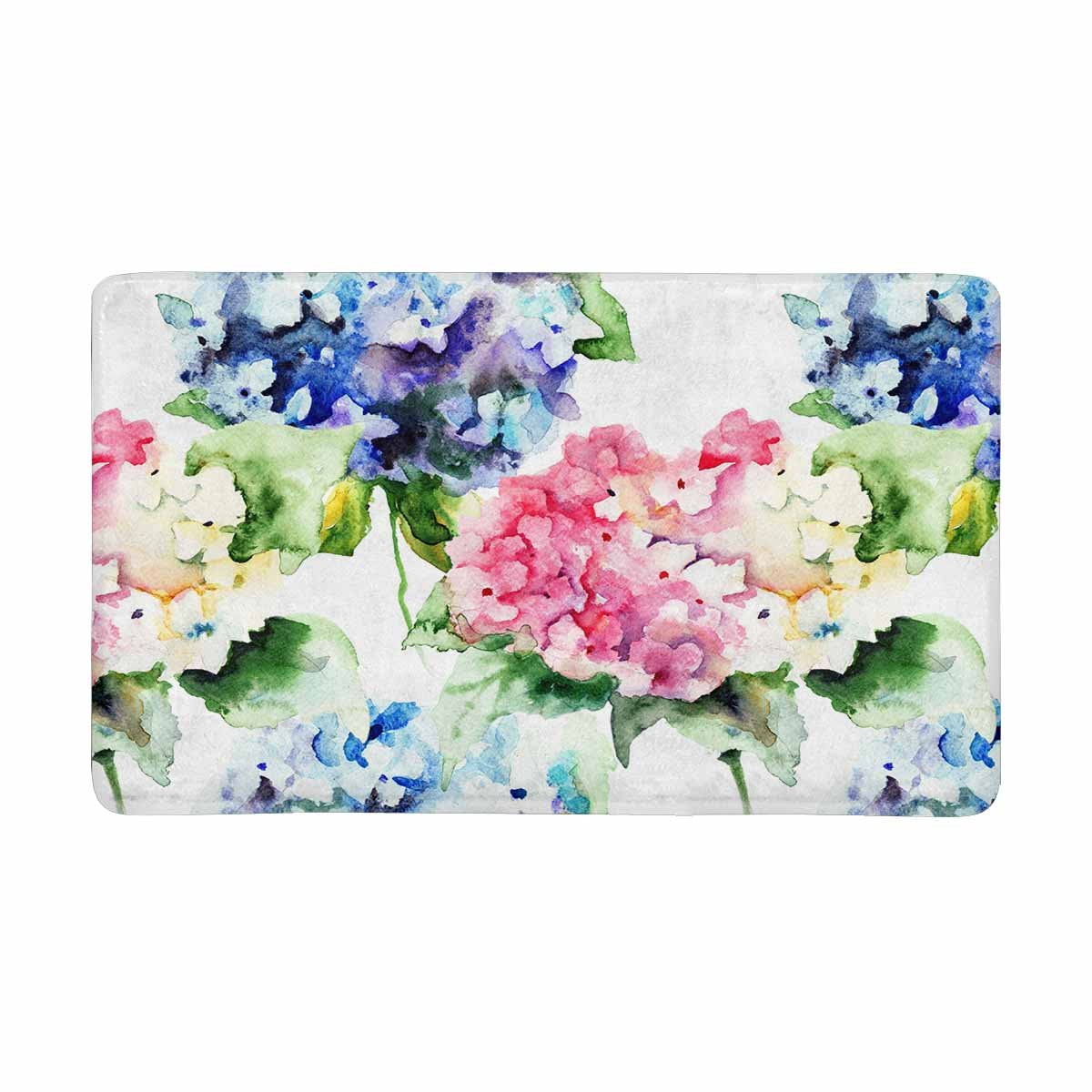 MKHERT Beautiful Hydrangea Blue Flowers Watercolor Artistic ...