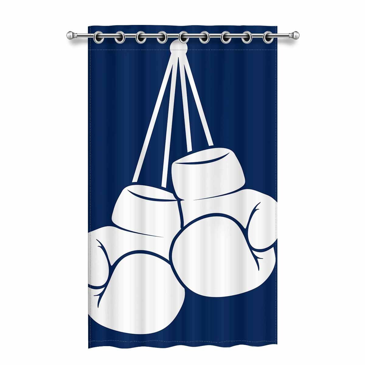 MKHERT Boxing Gloves Blackout Window Curtain Drapes Bedroom Living Room ...
